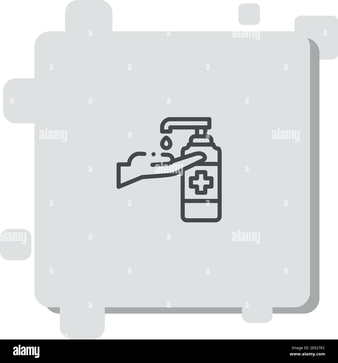 hydroalcoholic gel vector icon modern simple vector illustration Stock ...