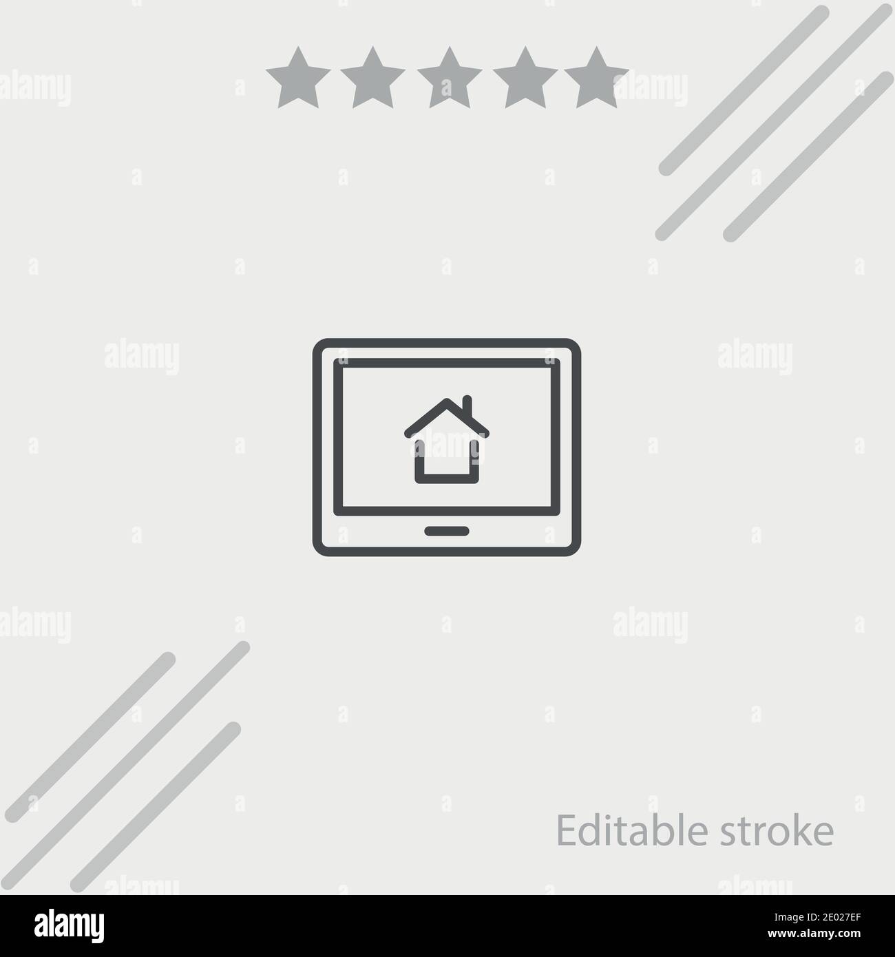 ipad vector icon modern simple vector illustration Stock Vector Image ...