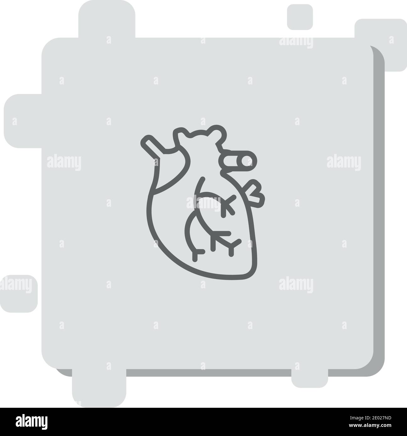 heart vector icon modern simple vector illustration Stock Vector Image ...