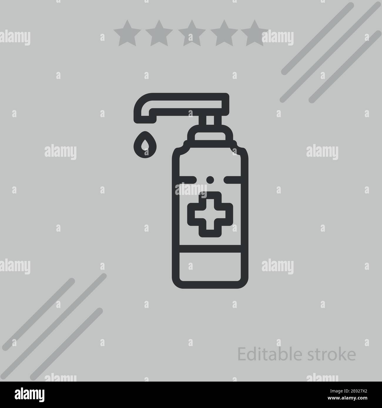 hydroalcoholic gel vector icon modern simple vector illustration Stock ...