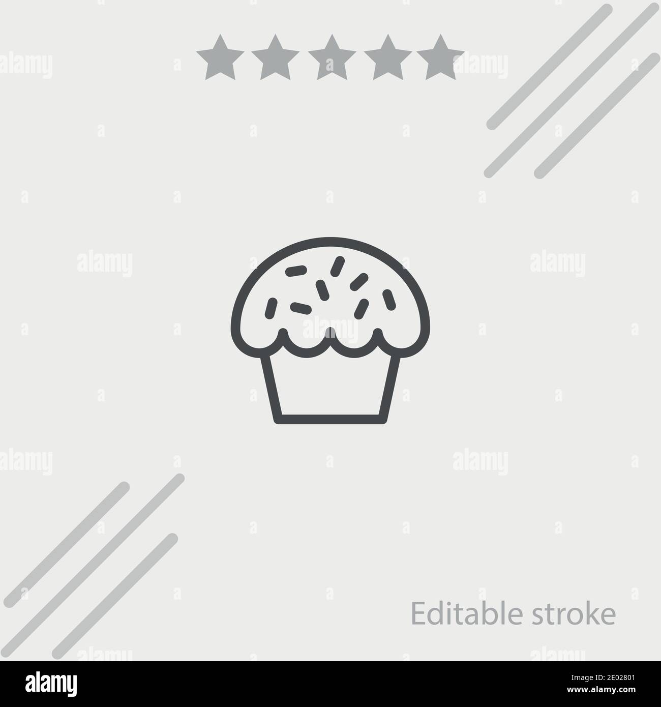 Cupcake Vector Simple