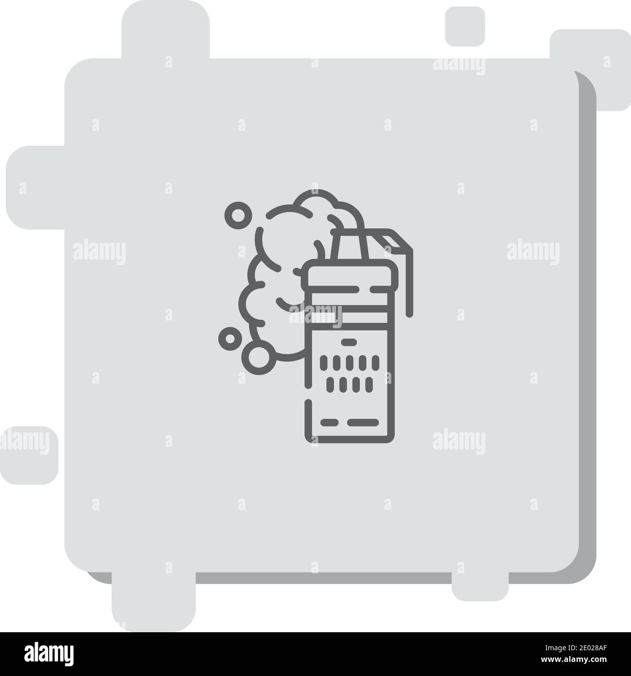 Tear gas warning sign Stock Vector Images - Alamy