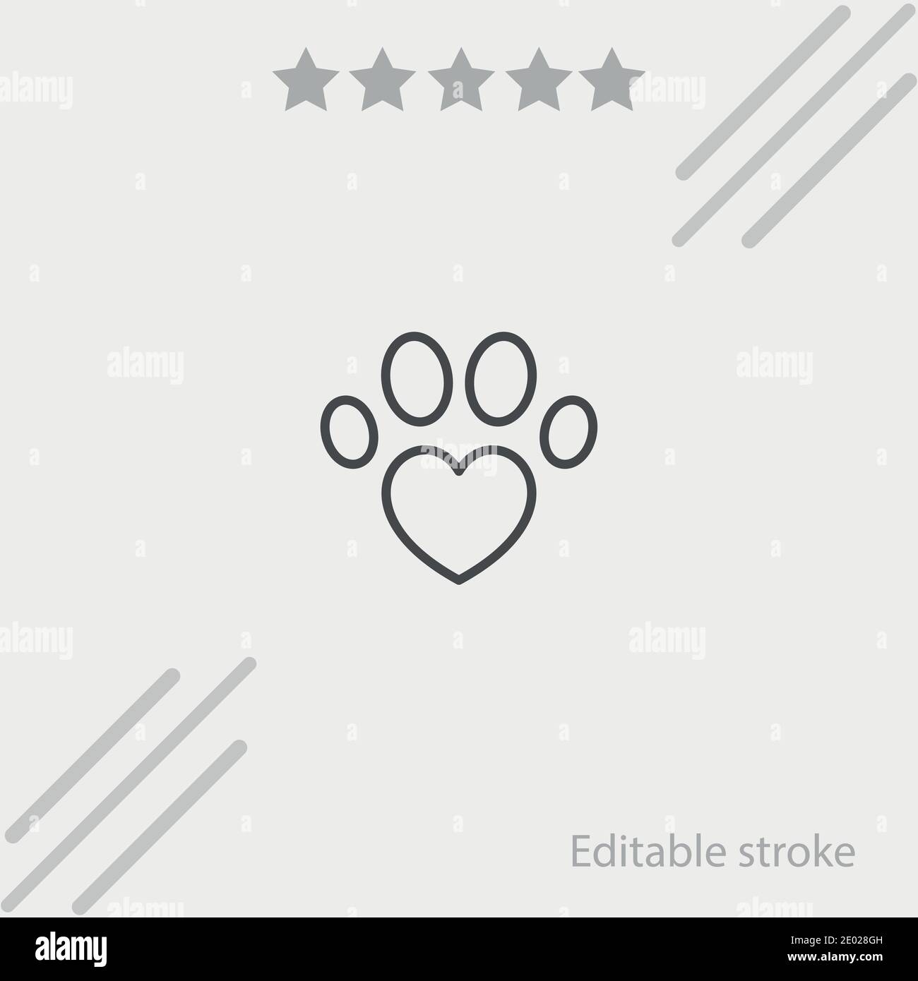 pet vector icon modern simple vector illustration Stock Vector Image ...