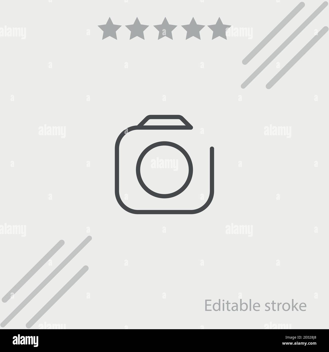 camera vector icon modern simple vector illustration Stock Vector Image ...