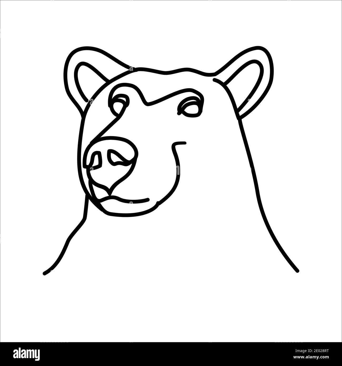Animal bear icon design. Vector, clip art, illustration, line icon ... Animal bear icon design. Vector, clip art, illustration, line icon ...