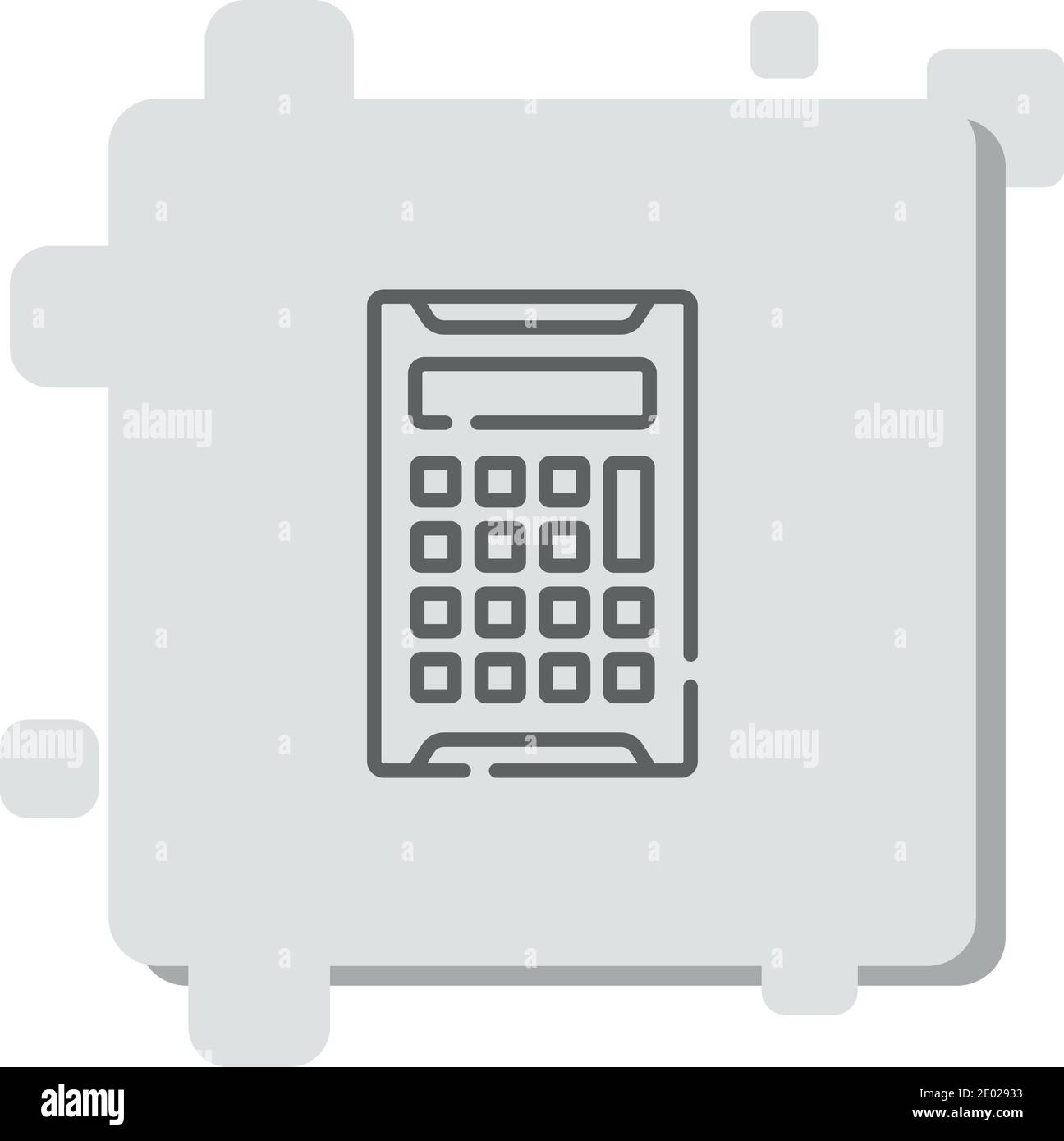 calculator vector icon modern simple vector illustration Stock Vector ...