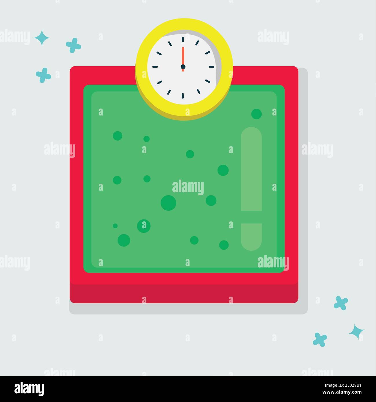 body weight measurement machine vector illustration Stock Vector Image ...