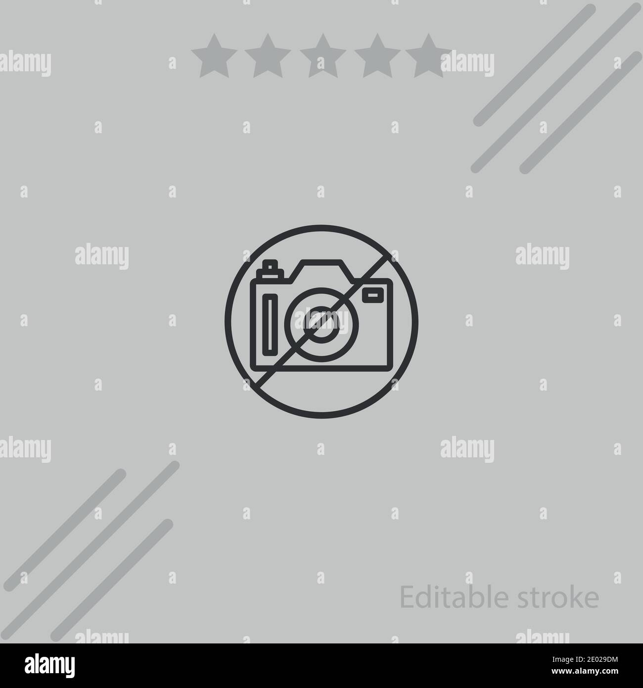 no photo vector icon modern simple vector illustration Stock Vector ...