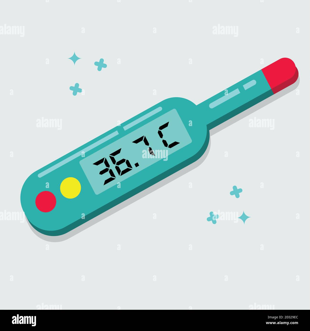 Temperature measurement device instrument Stock Vector Images - Alamy