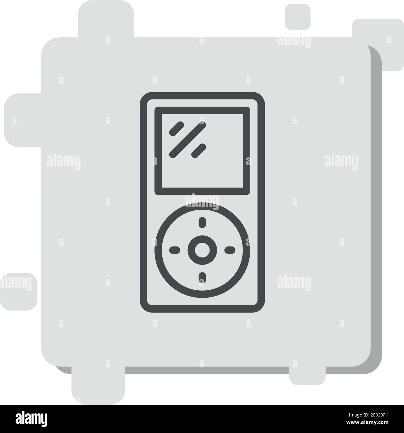 ipod vector icon modern simple vector illustration Stock Vector Image ...