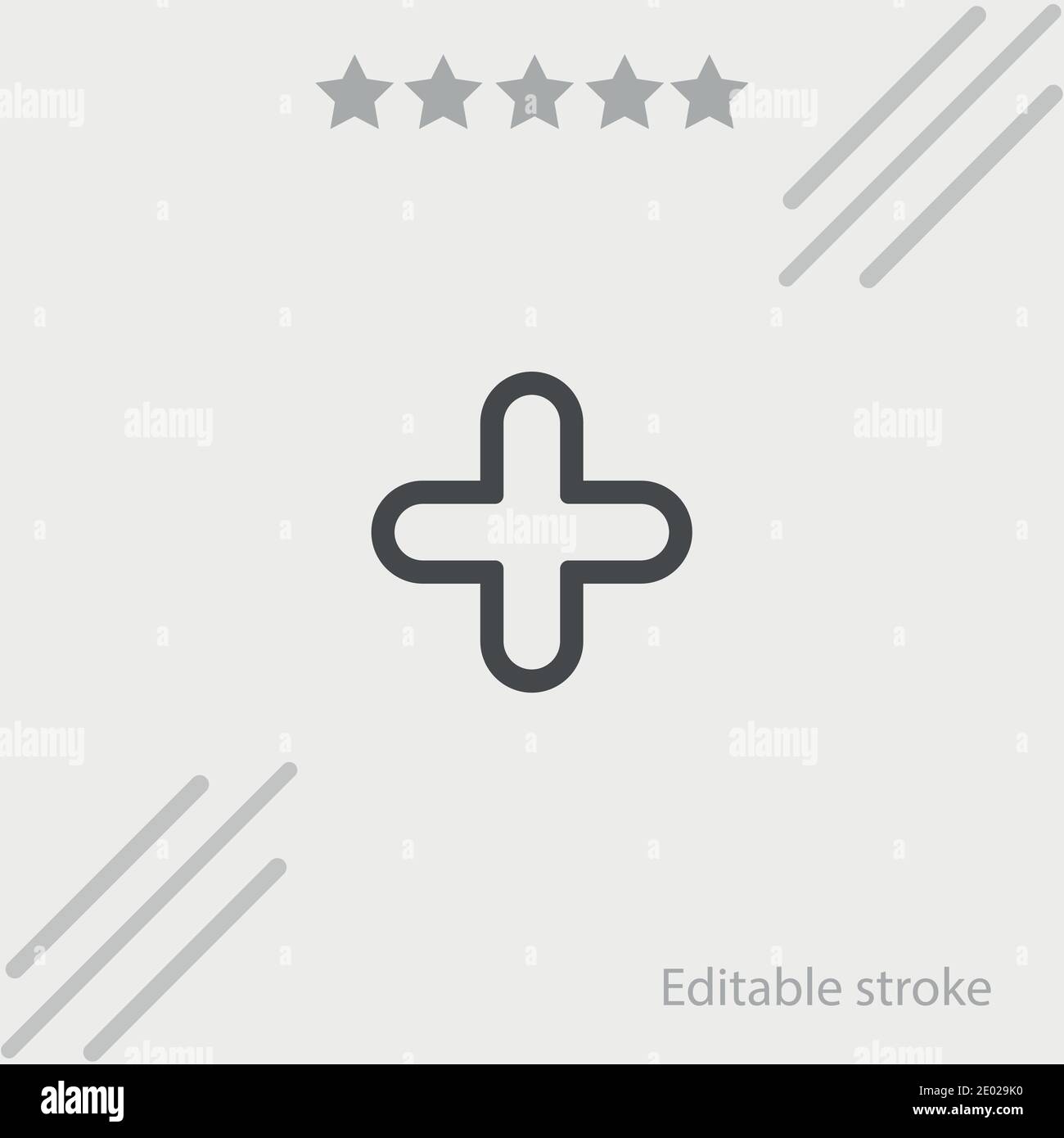 Addition cross pictogram Black and White Stock Photos & Images - Alamy