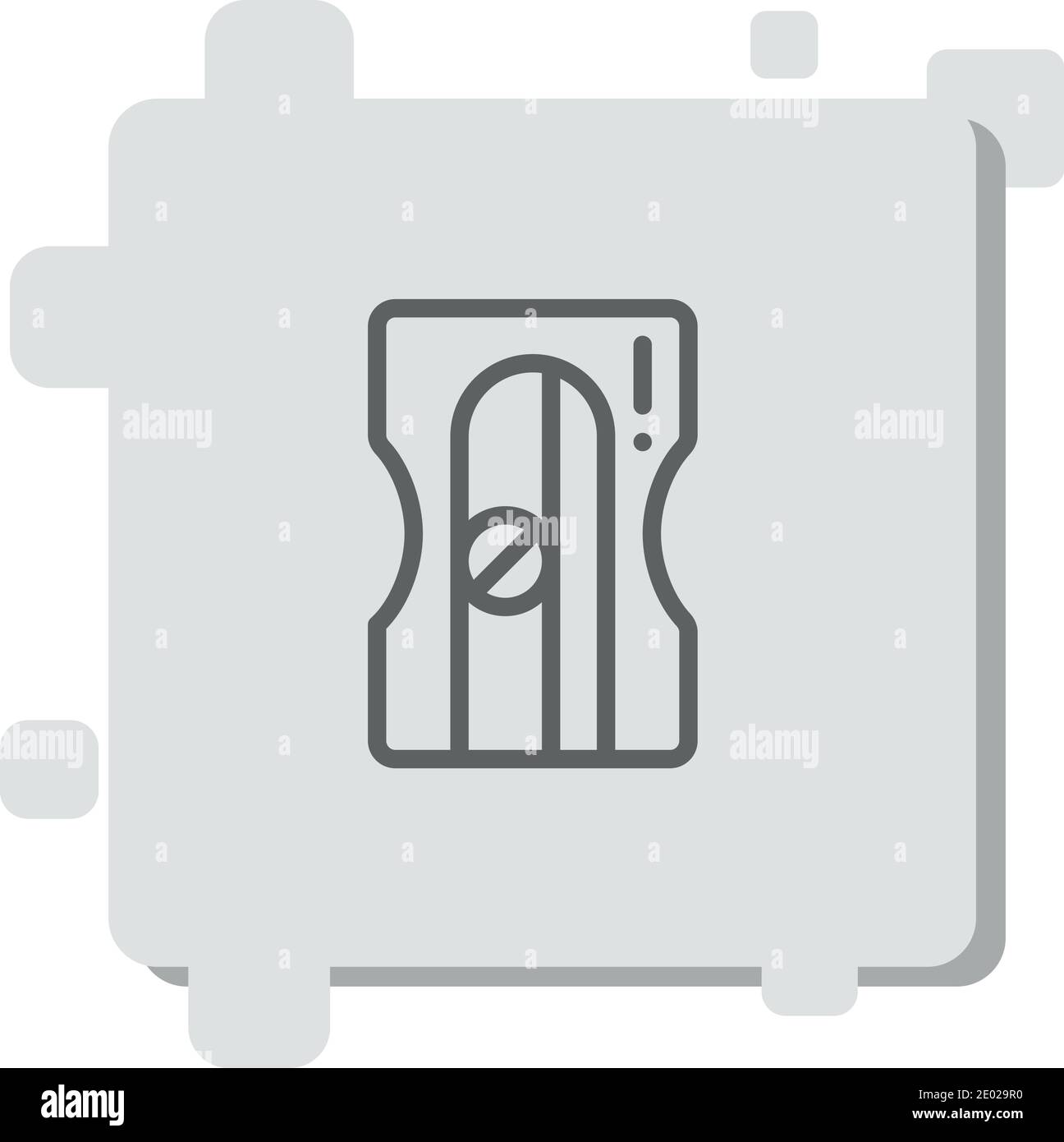 sharpener vector icon modern simple vector illustration Stock Vector ...
