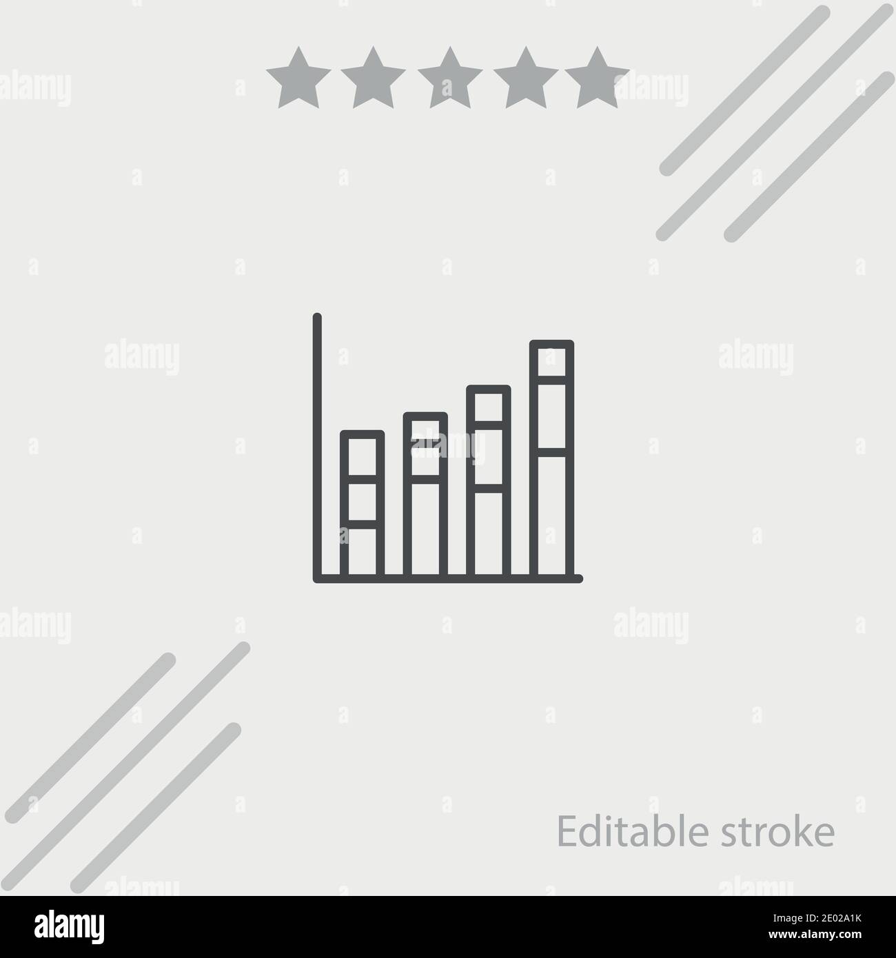 graph vector icon modern simple vector illustration Stock Vector Image ...