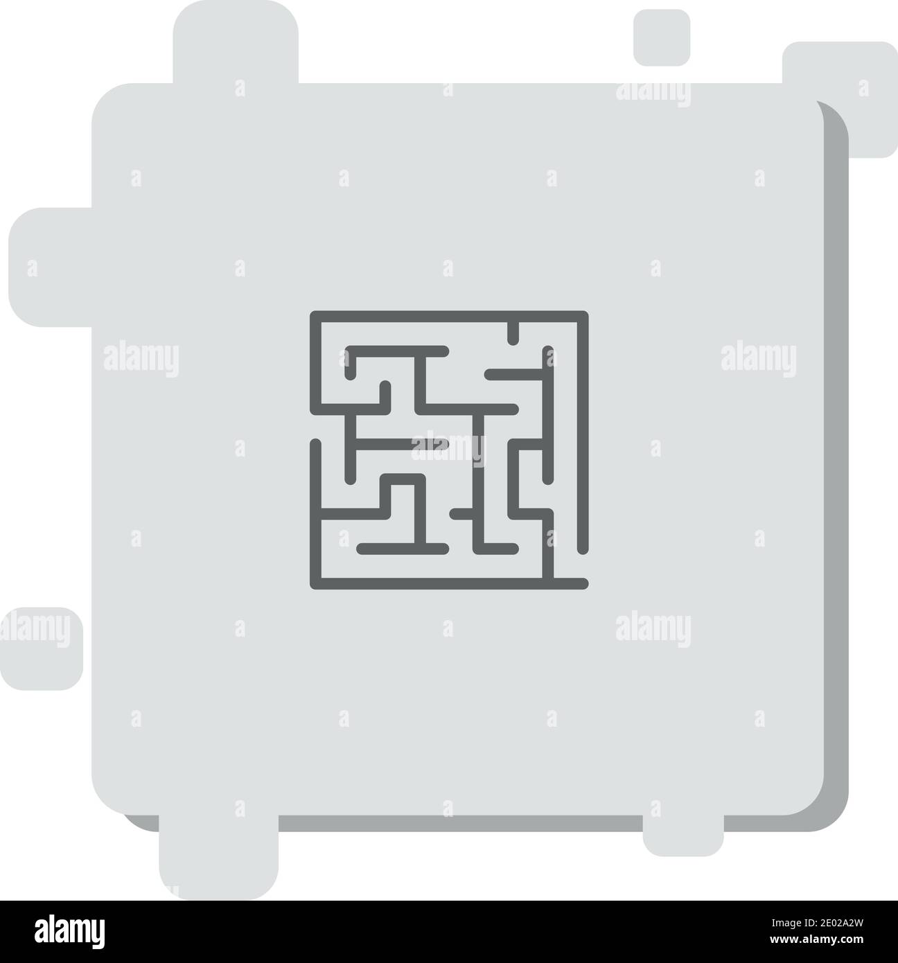 maze vector icon modern simple vector illustration Stock Vector Image ...