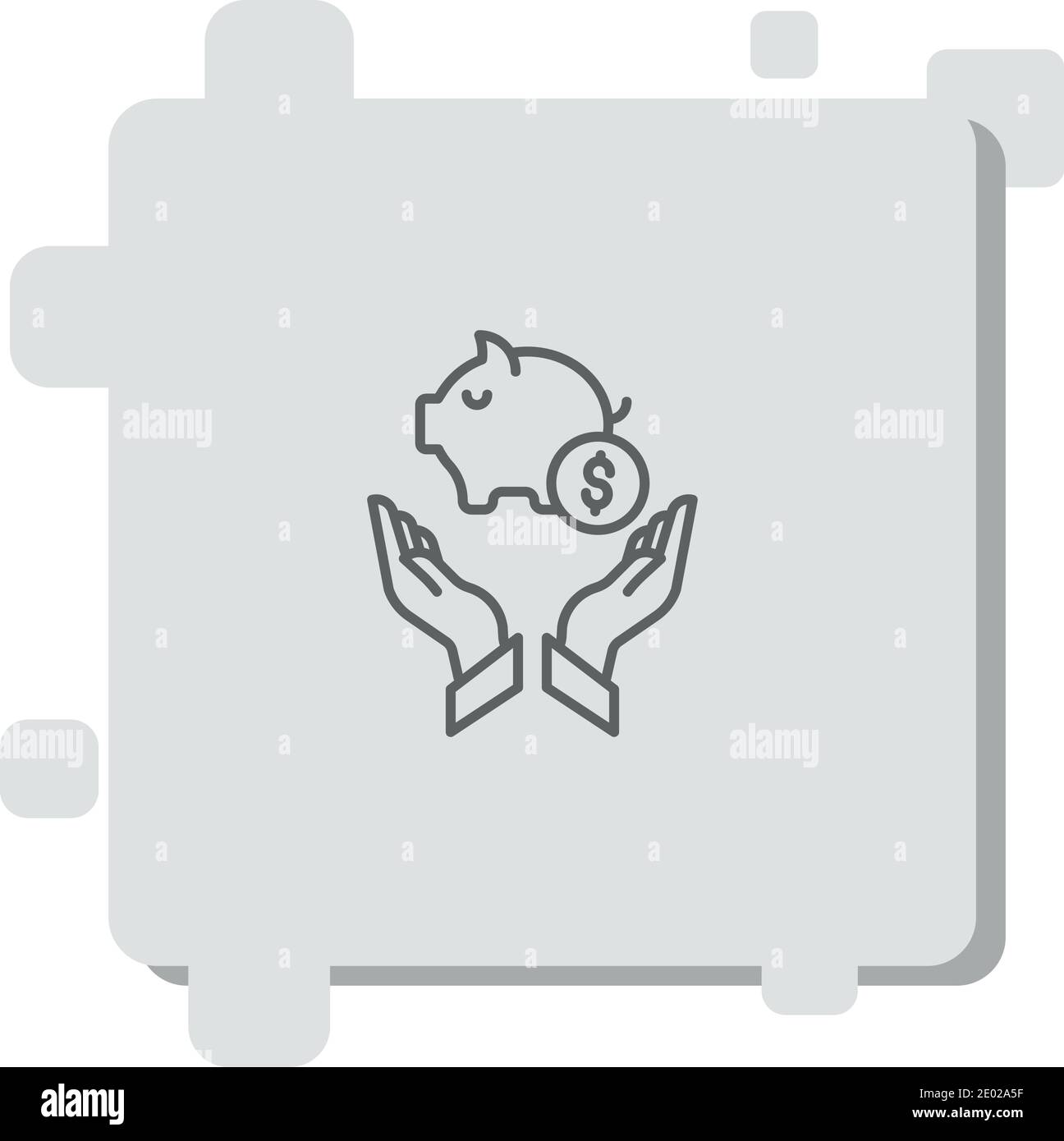 savings vector icon modern simple vector illustration Stock Vector ...