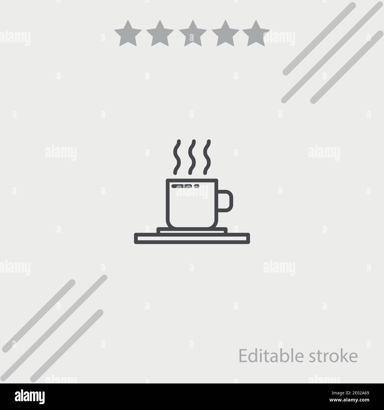 coffee vector icon modern simple vector illustration Stock Vector Image ...