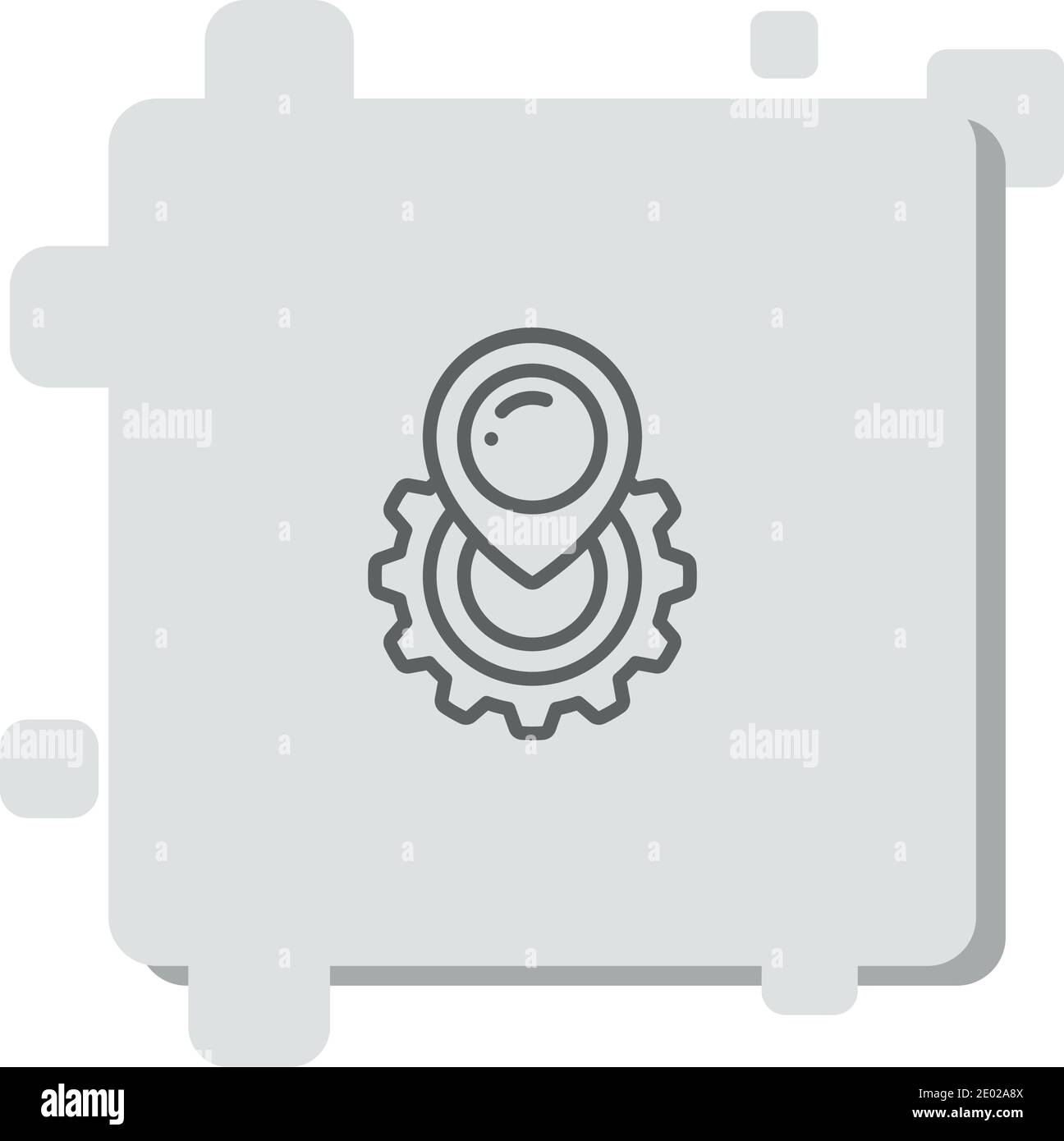 cog vector icon modern simple vector illustration Stock Vector Image ...