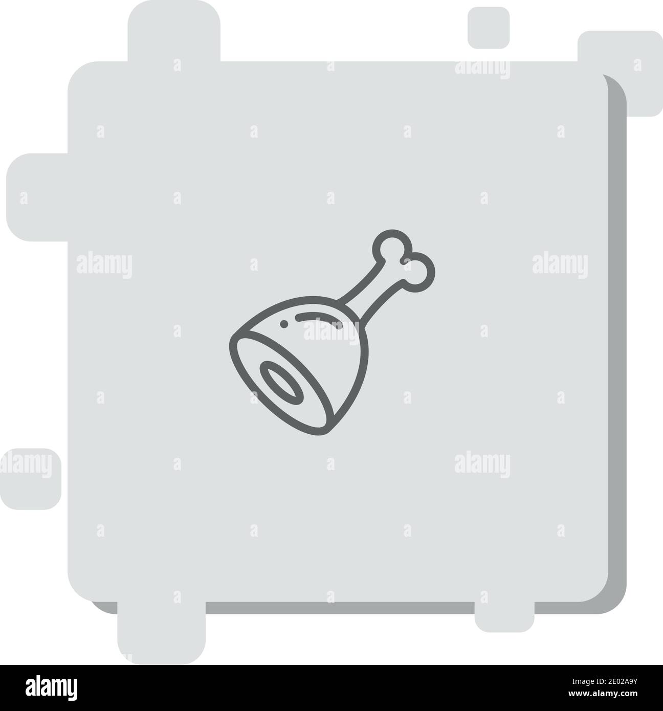 ham vector icon modern simple vector illustration Stock Vector Image ...