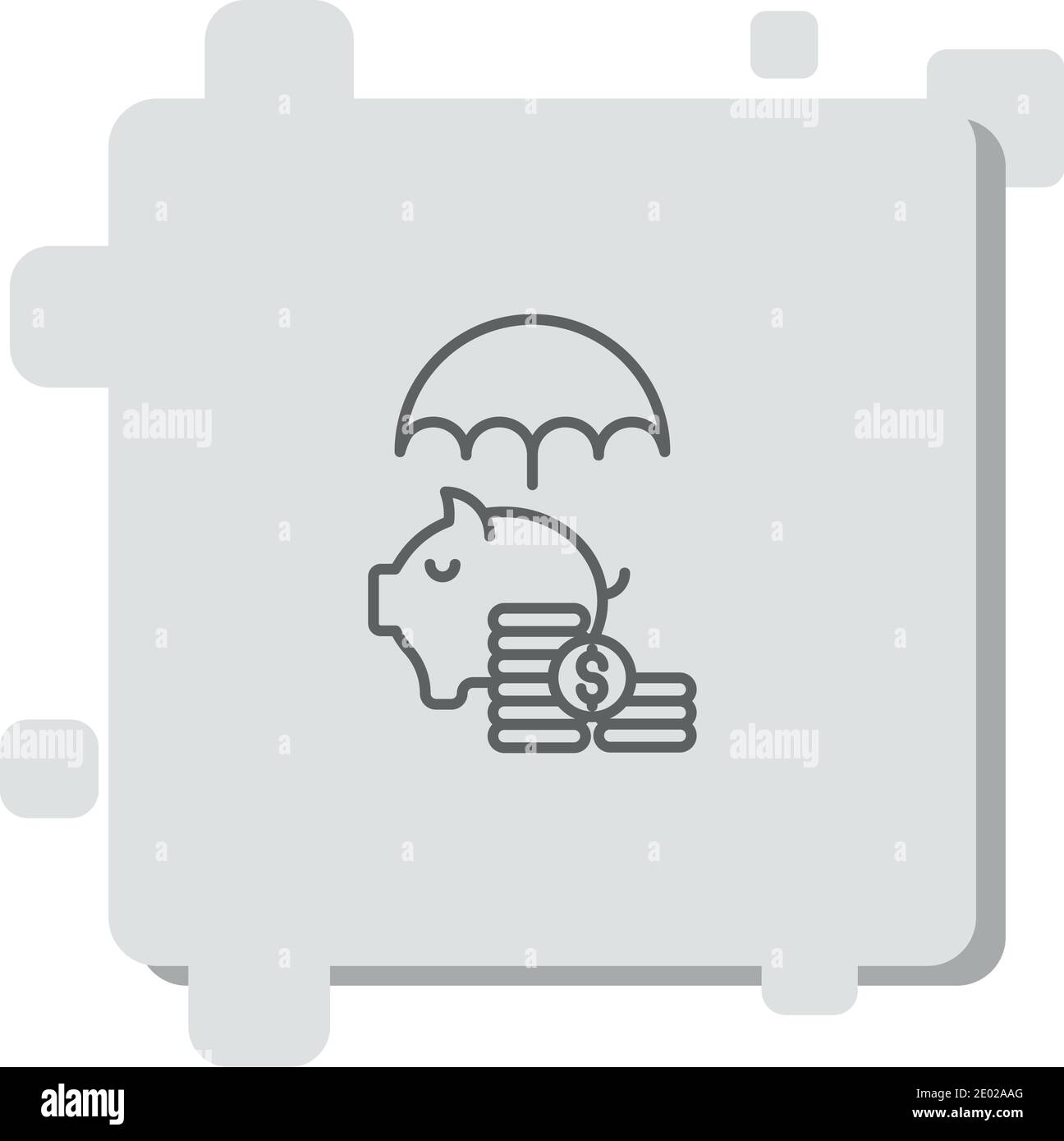 savings vector icon modern simple vector illustration Stock Vector ...