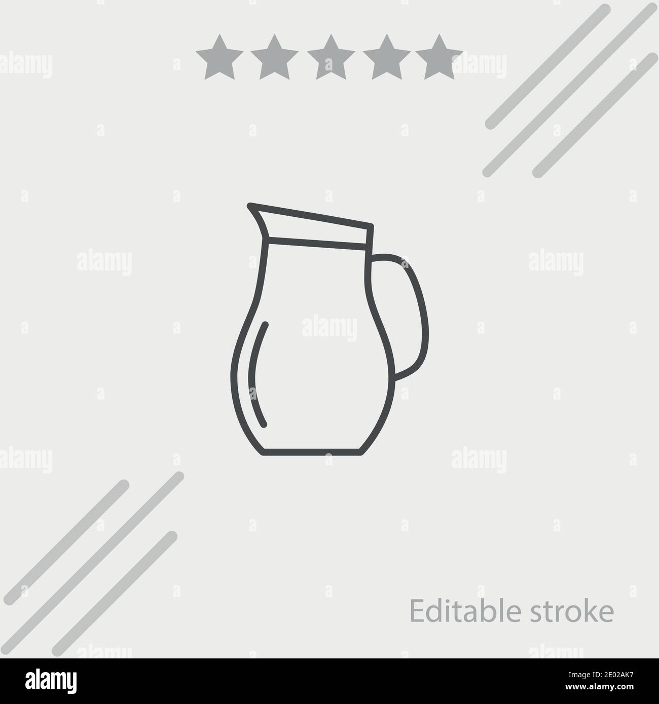 water jug vector icon modern simple vector illustration Stock Vector ...