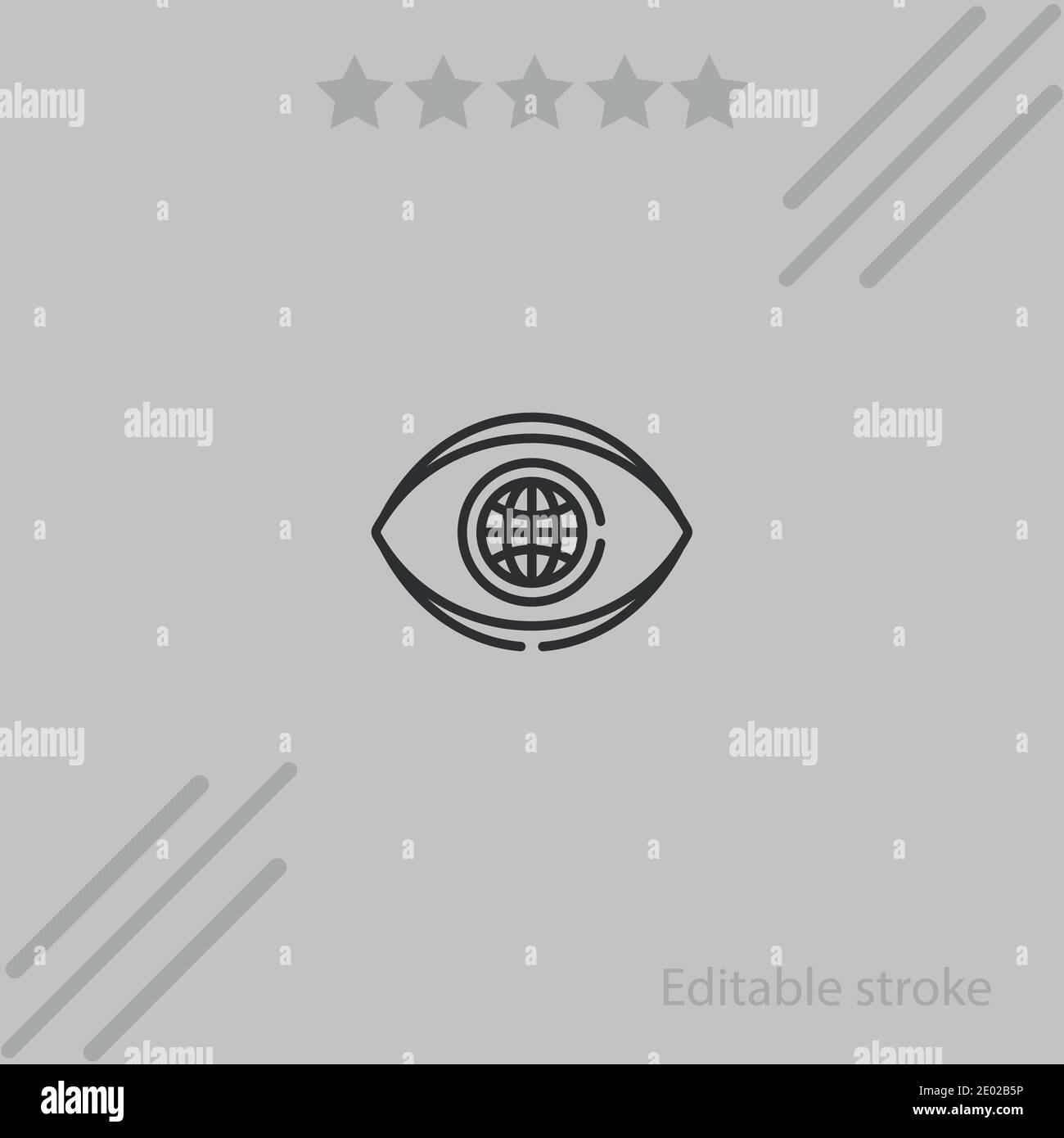 vision vector icon modern simple vector illustration Stock Vector Image ...