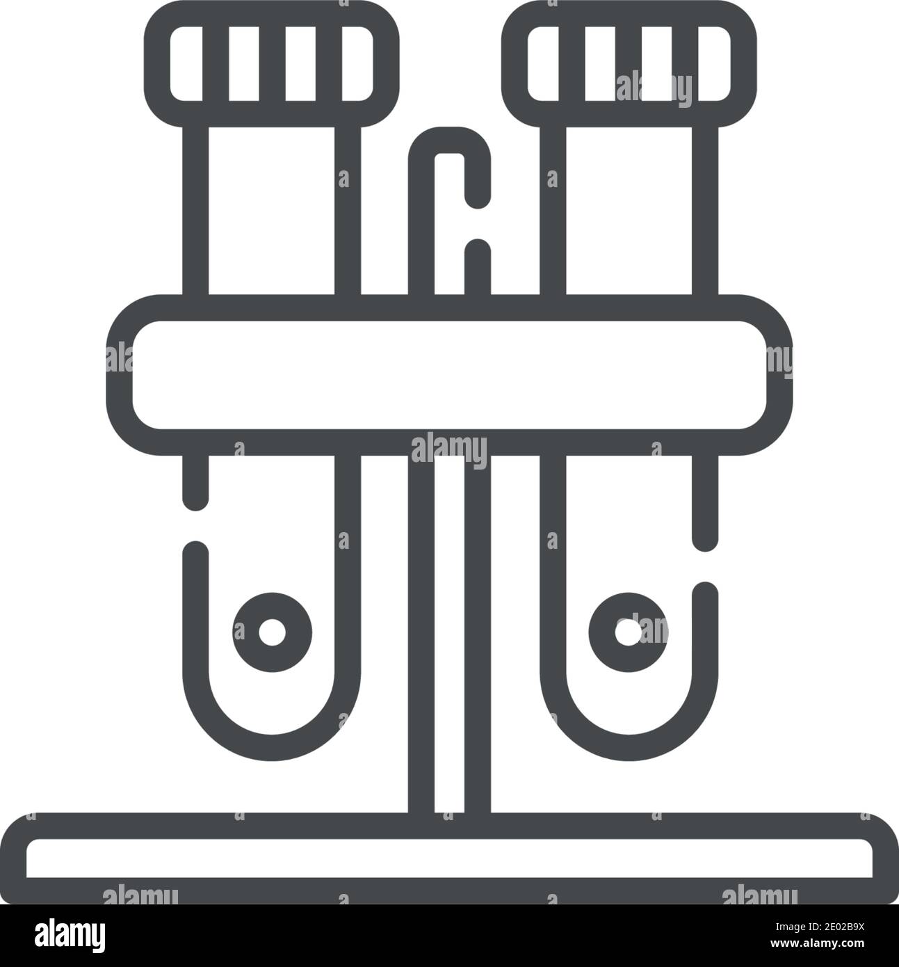 test tubes vector icon modern simple vector illustration Stock Vector ...