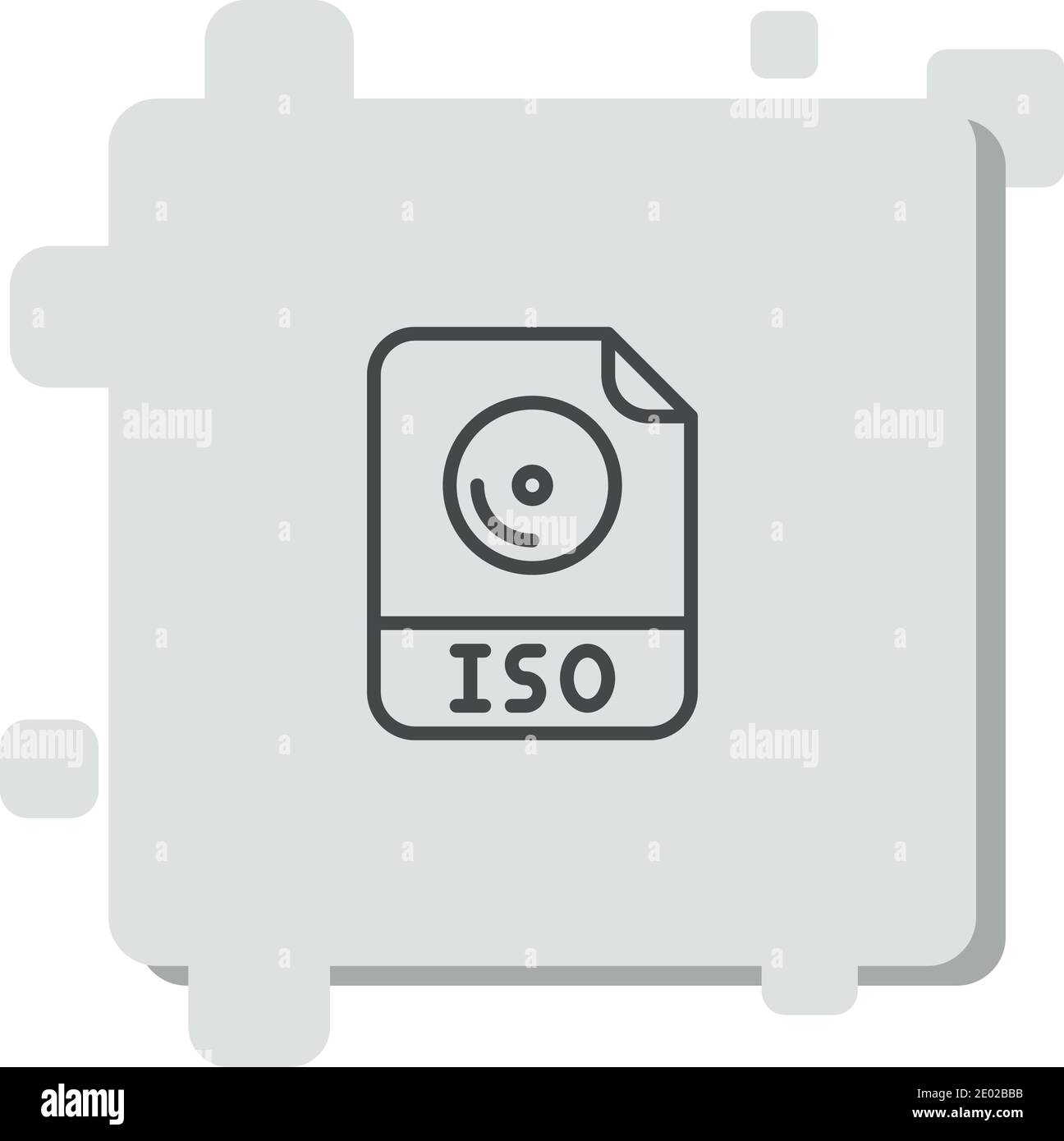 iso vector icon modern simple vector illustration Stock Vector Image ...