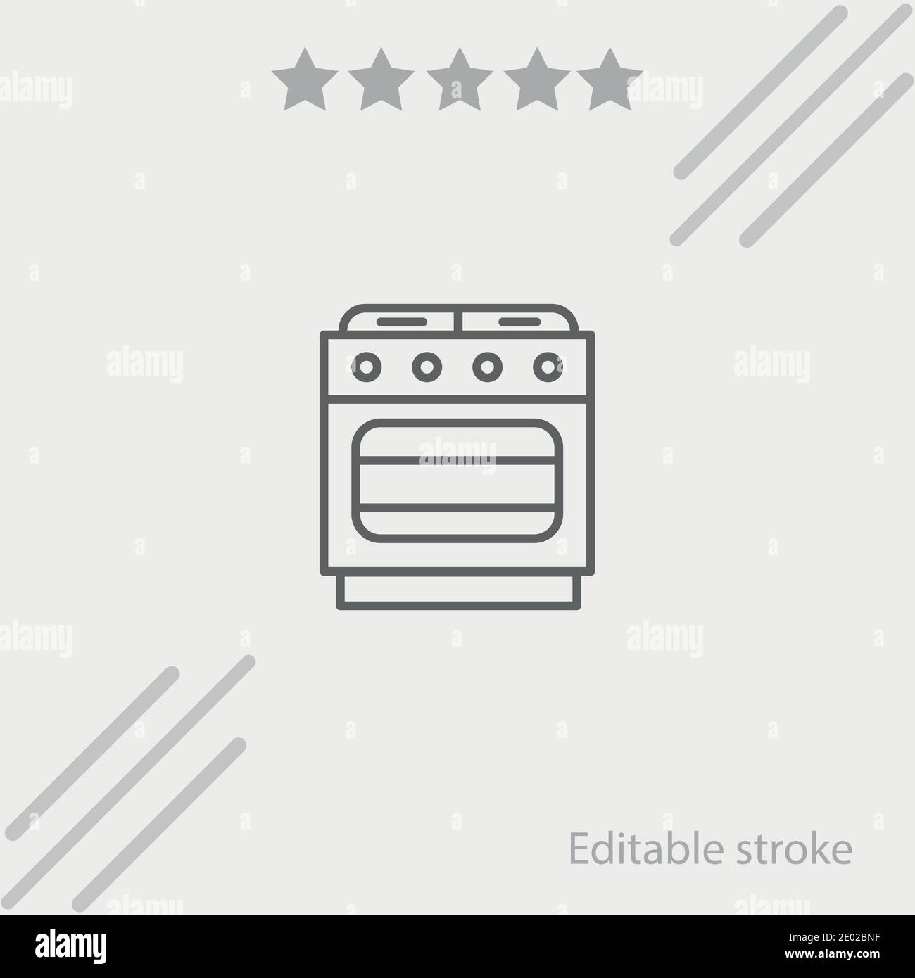 kitchen oven vector icon modern simple vector illustration Stock Vector ...