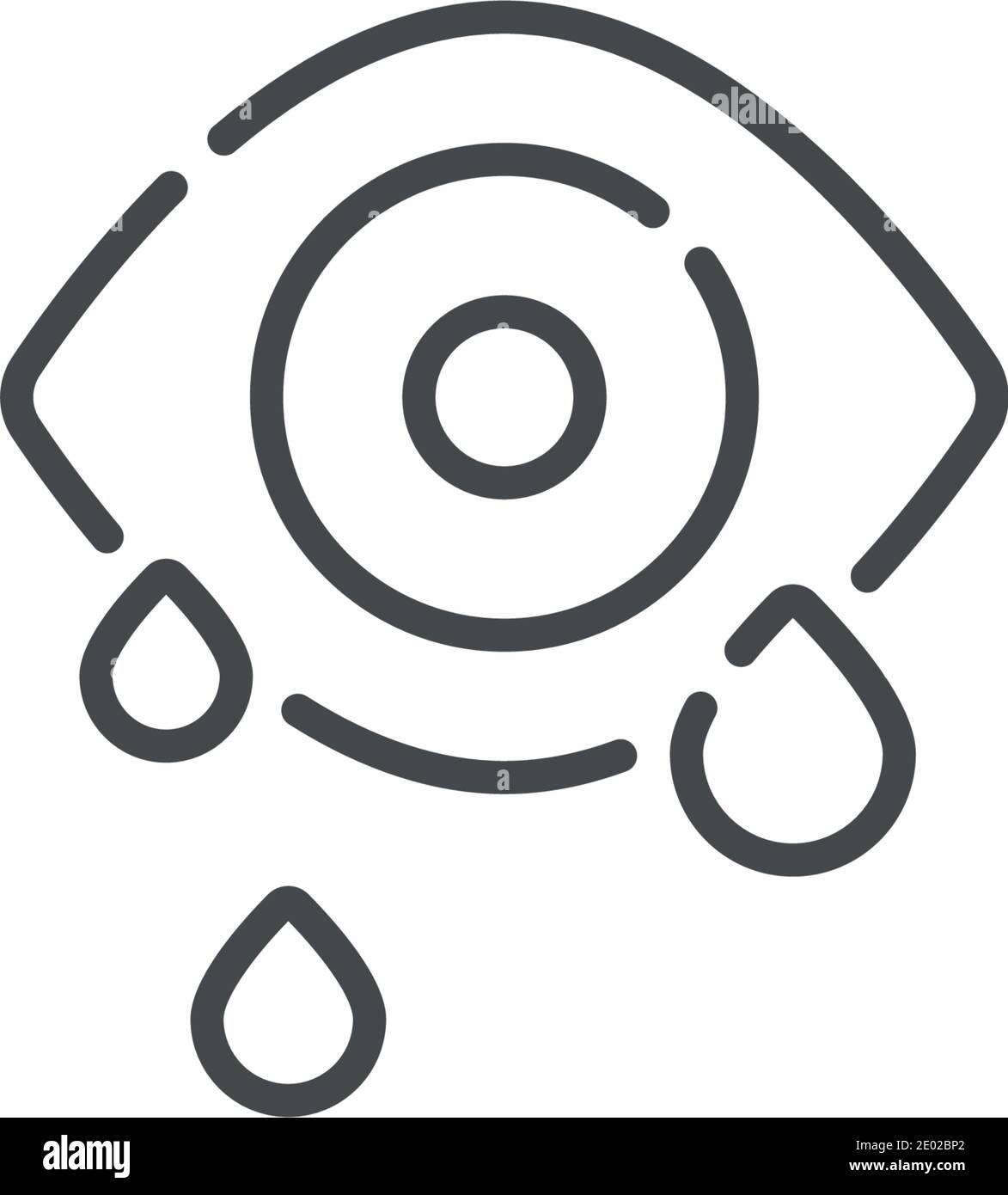 conjunctivitis vector icon modern simple vector illustration Stock Vector Image & Art - Alamy