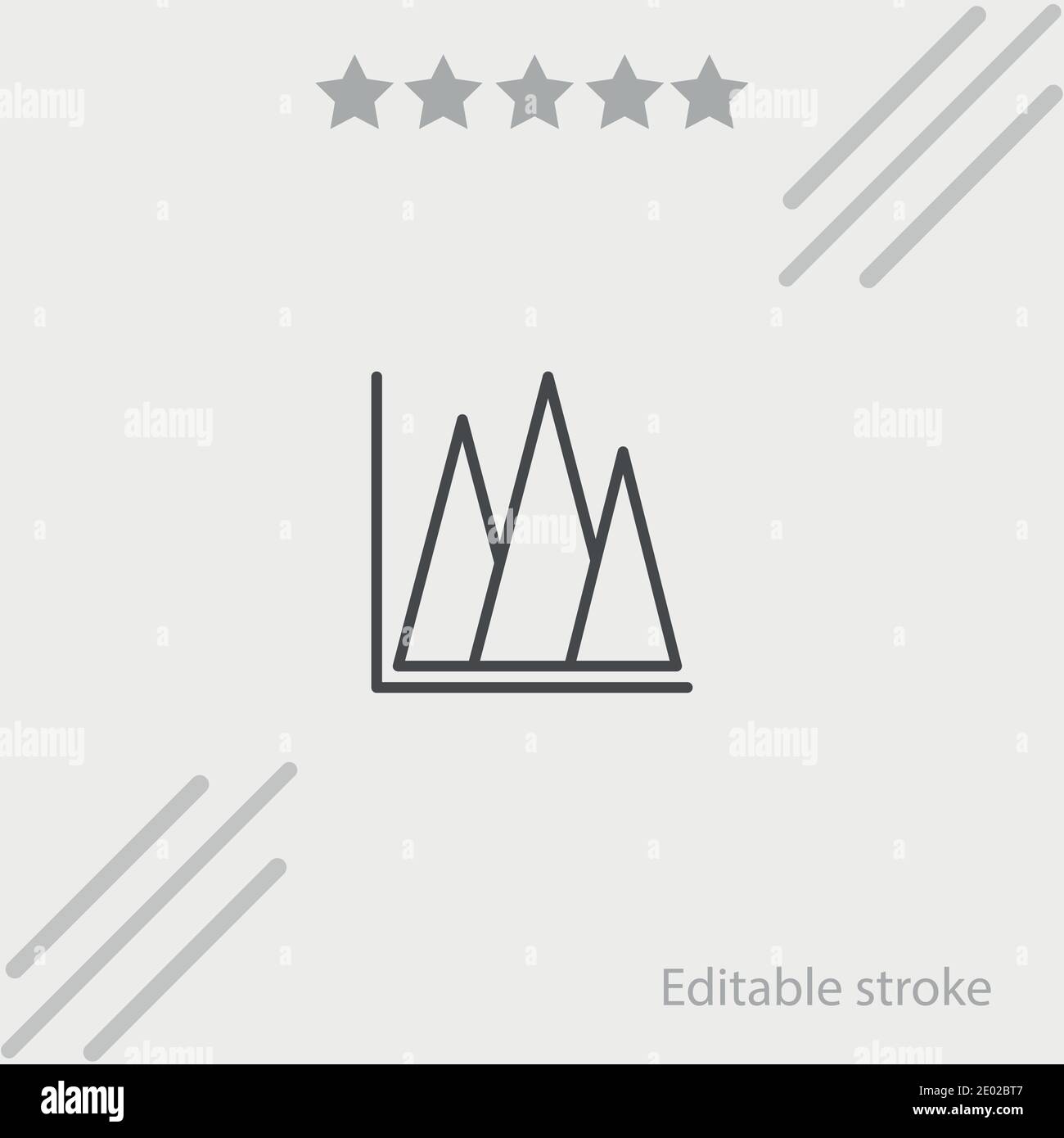 pyramid vector icon modern simple vector illustration Stock Vector ...