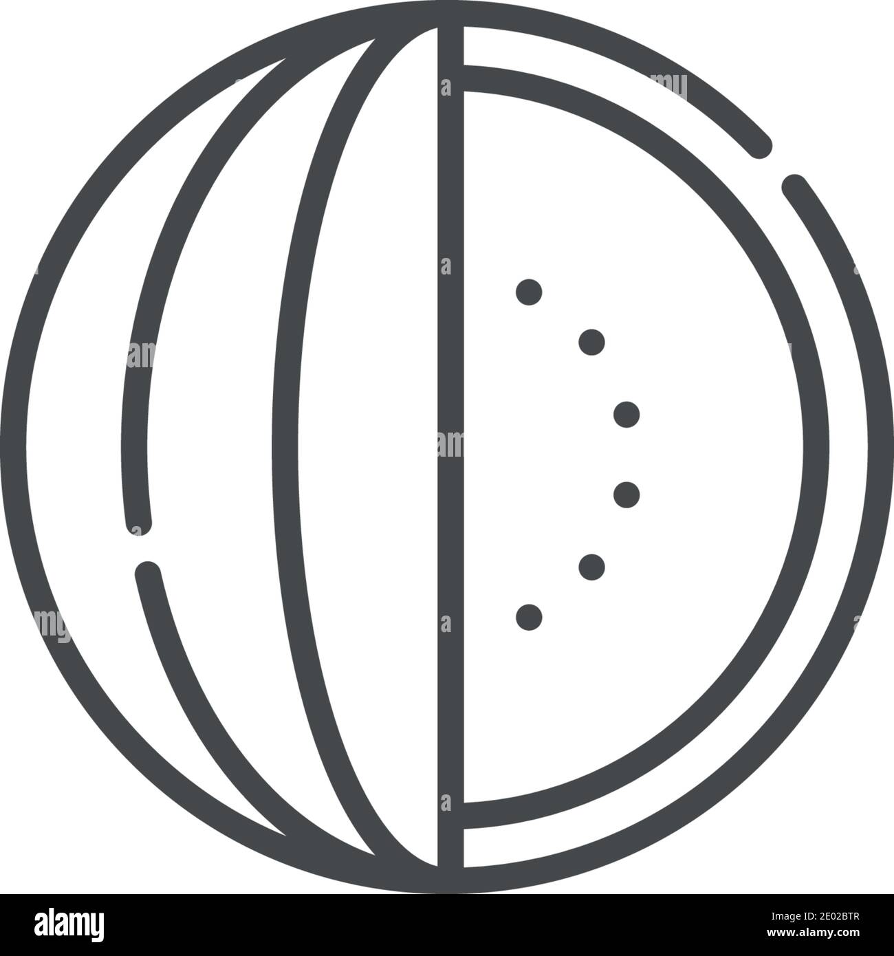 watermelon vector icon modern simple vector illustration Stock Vector ...