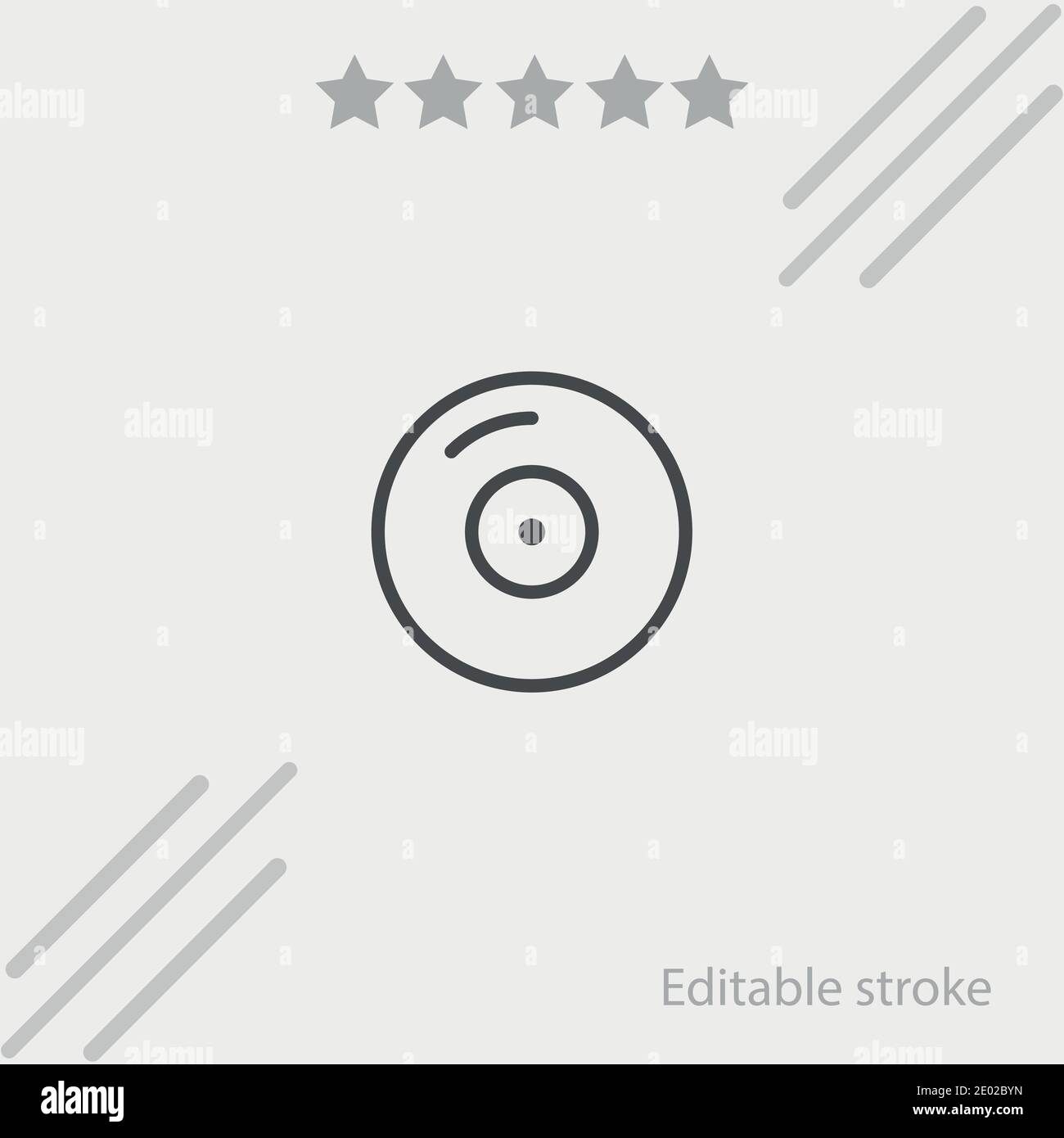 compact disc vector icon modern simple vector illustration Stock Vector ...