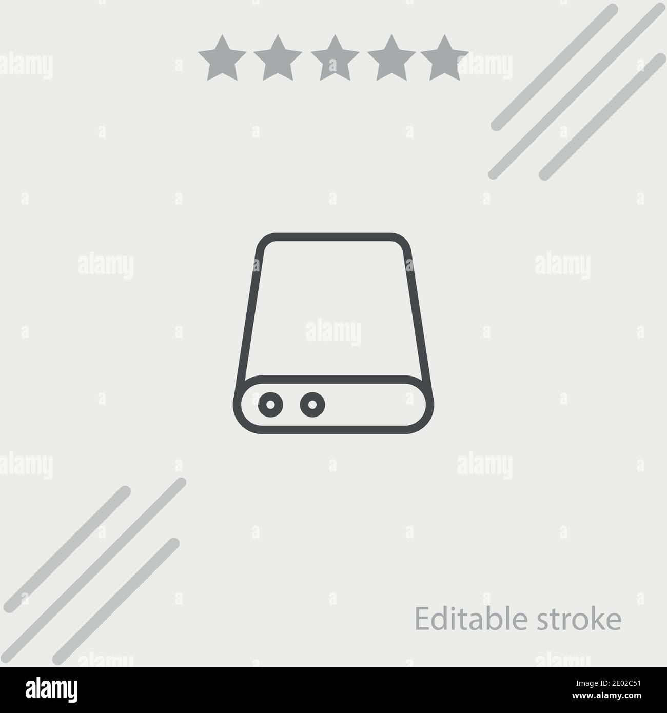 database storage vector icon modern simple vector illustration Stock ...