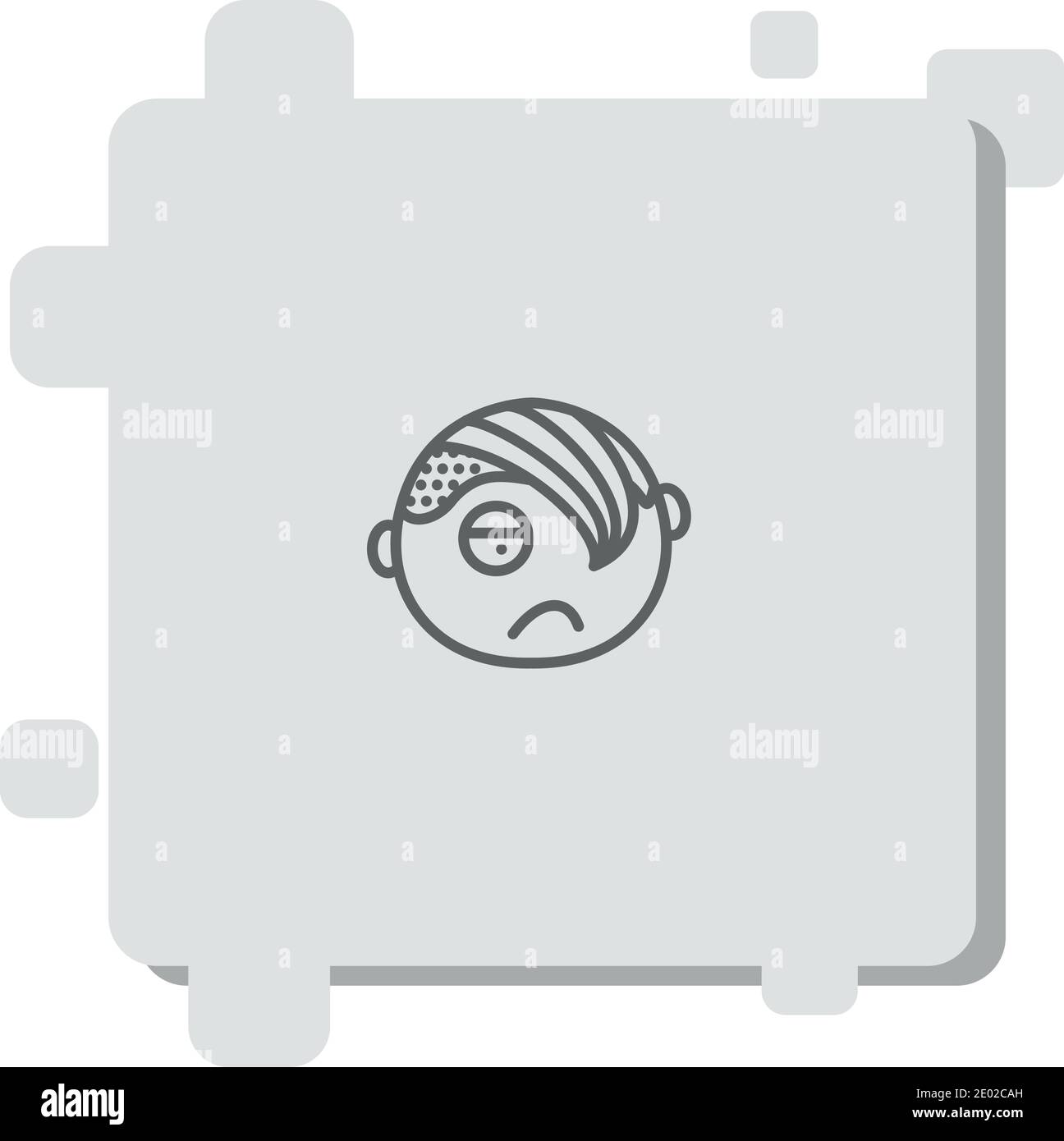 emo vector icon modern simple vector illustration Stock Vector Image ...