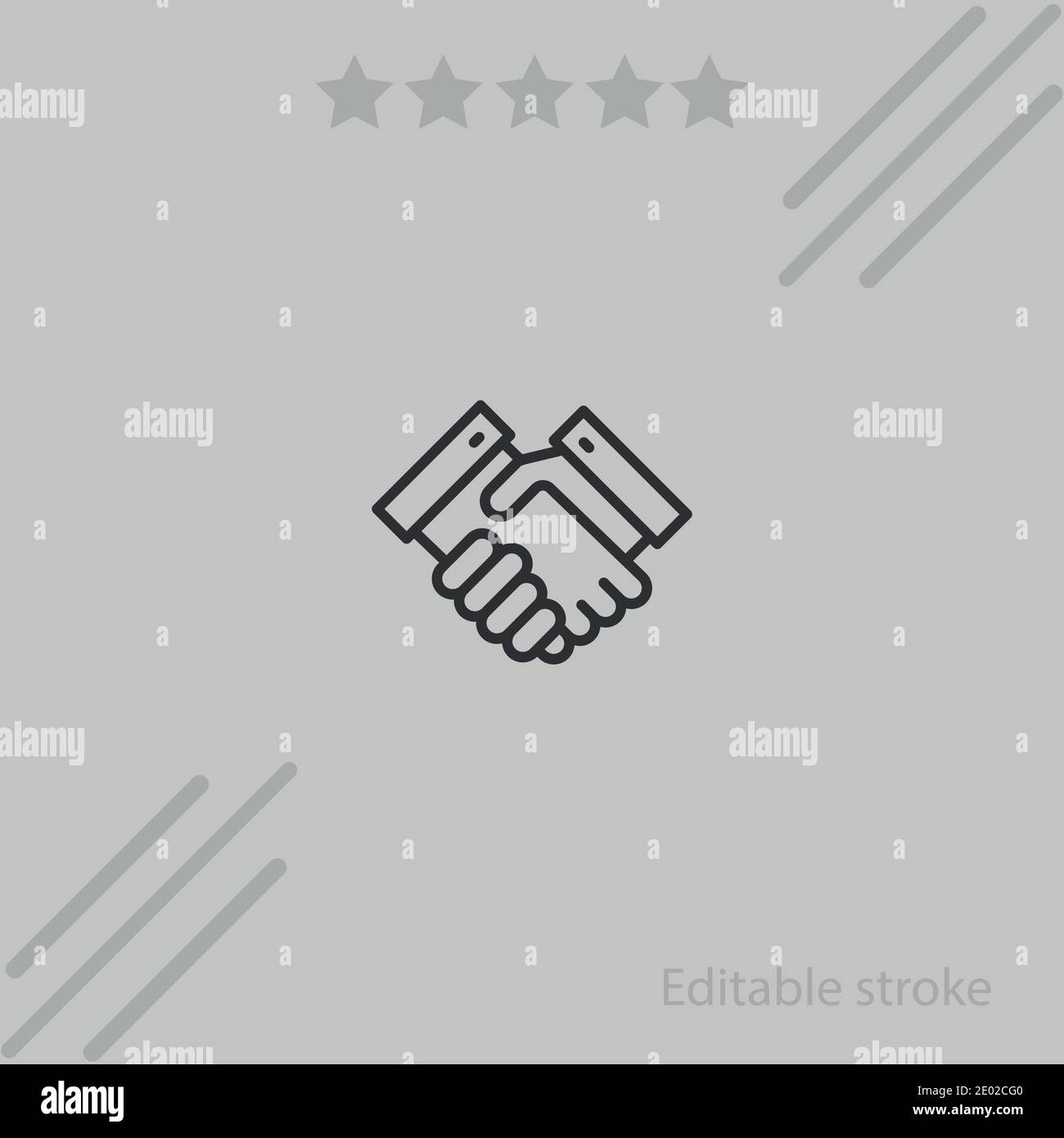 handshake vector icon modern simple vector illustration Stock Vector ...