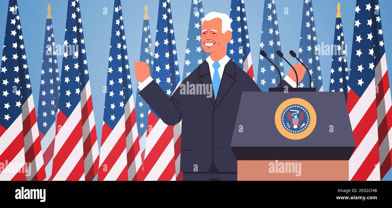 Flags american happy president day Stock Vector Images - Alamy
