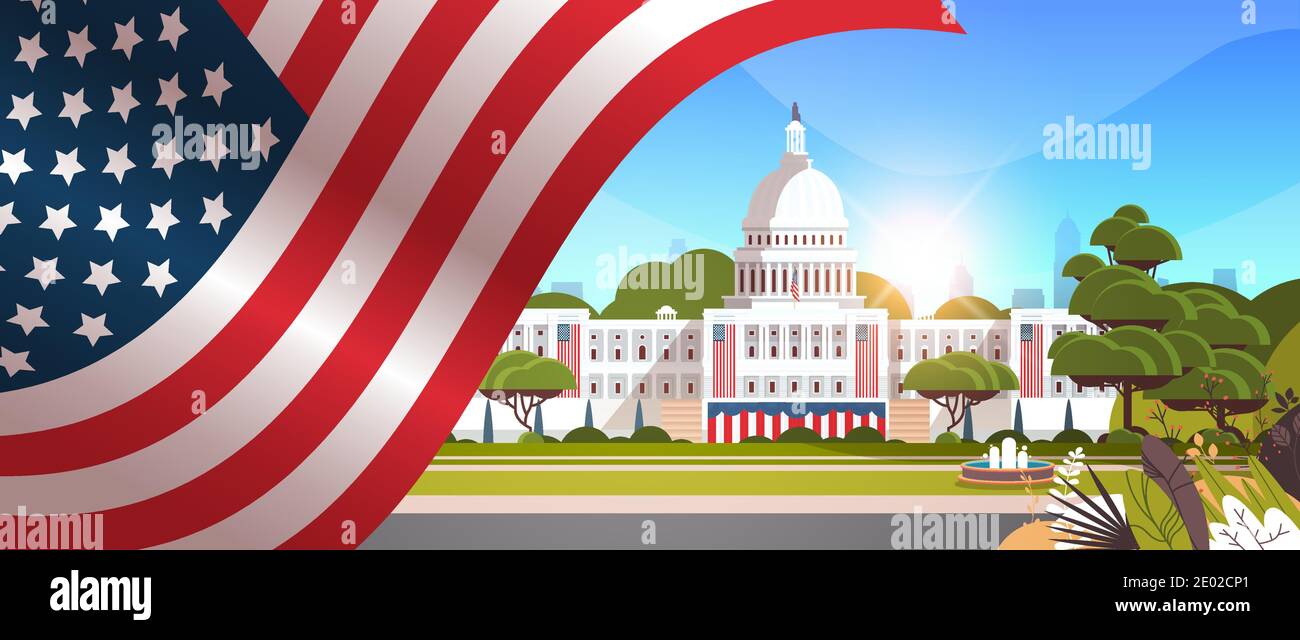 capitol building washington D.C. USA presidential inauguration day ...