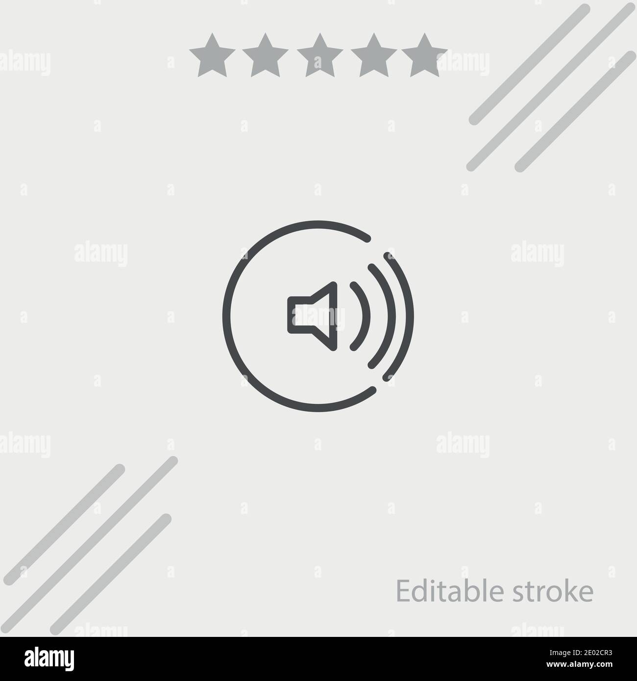 sound symbol vector icon modern simple vector illustration Stock Vector ...