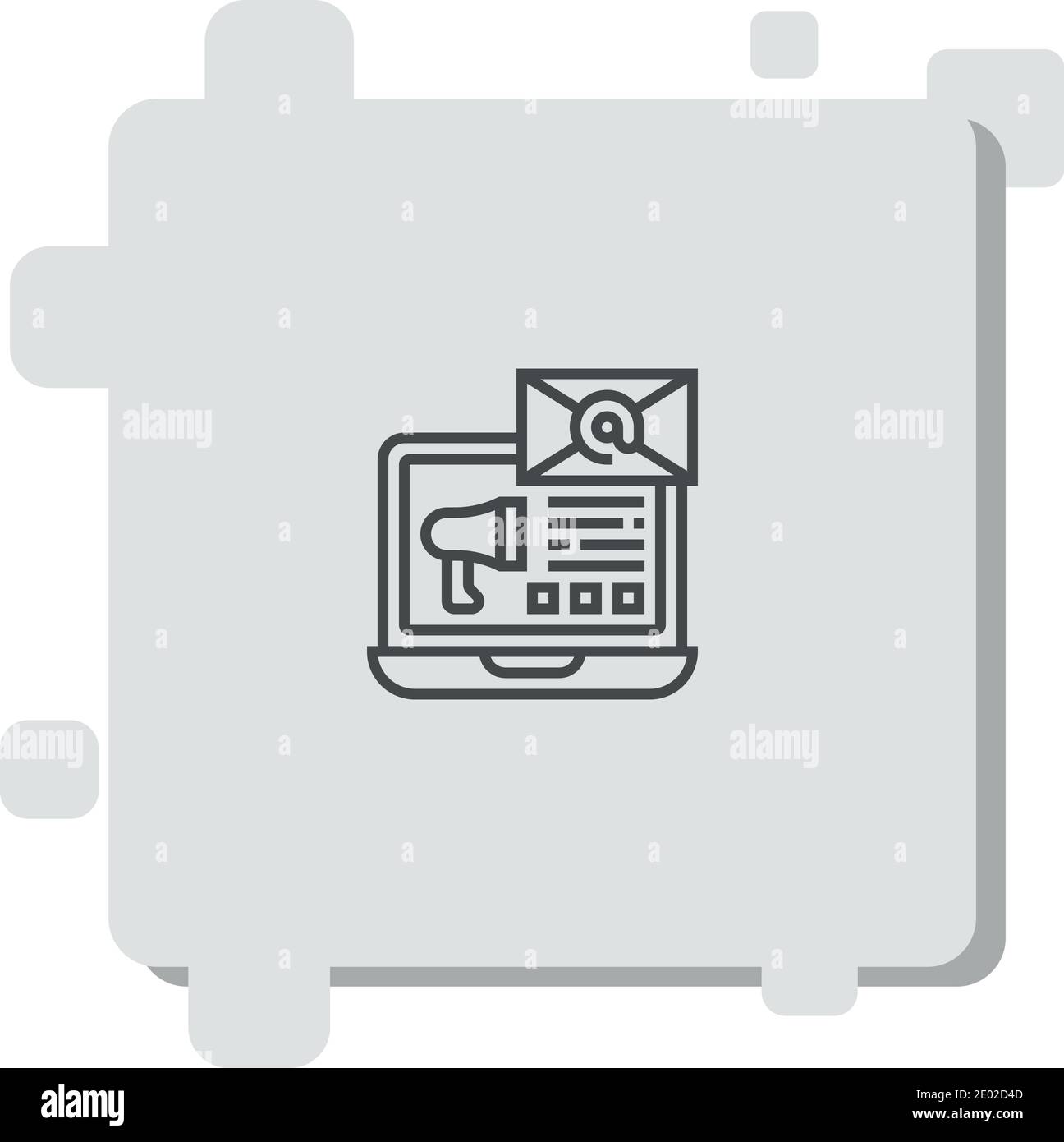email vector icon modern simple vector illustration Stock Vector Image ...
