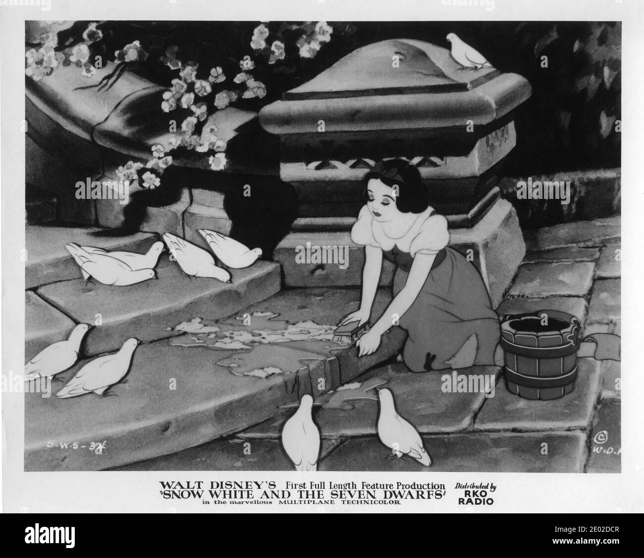 WALT DISNEY's SNOW WHITE AND THE SEVEN DWARFS 1937 supervising director ...