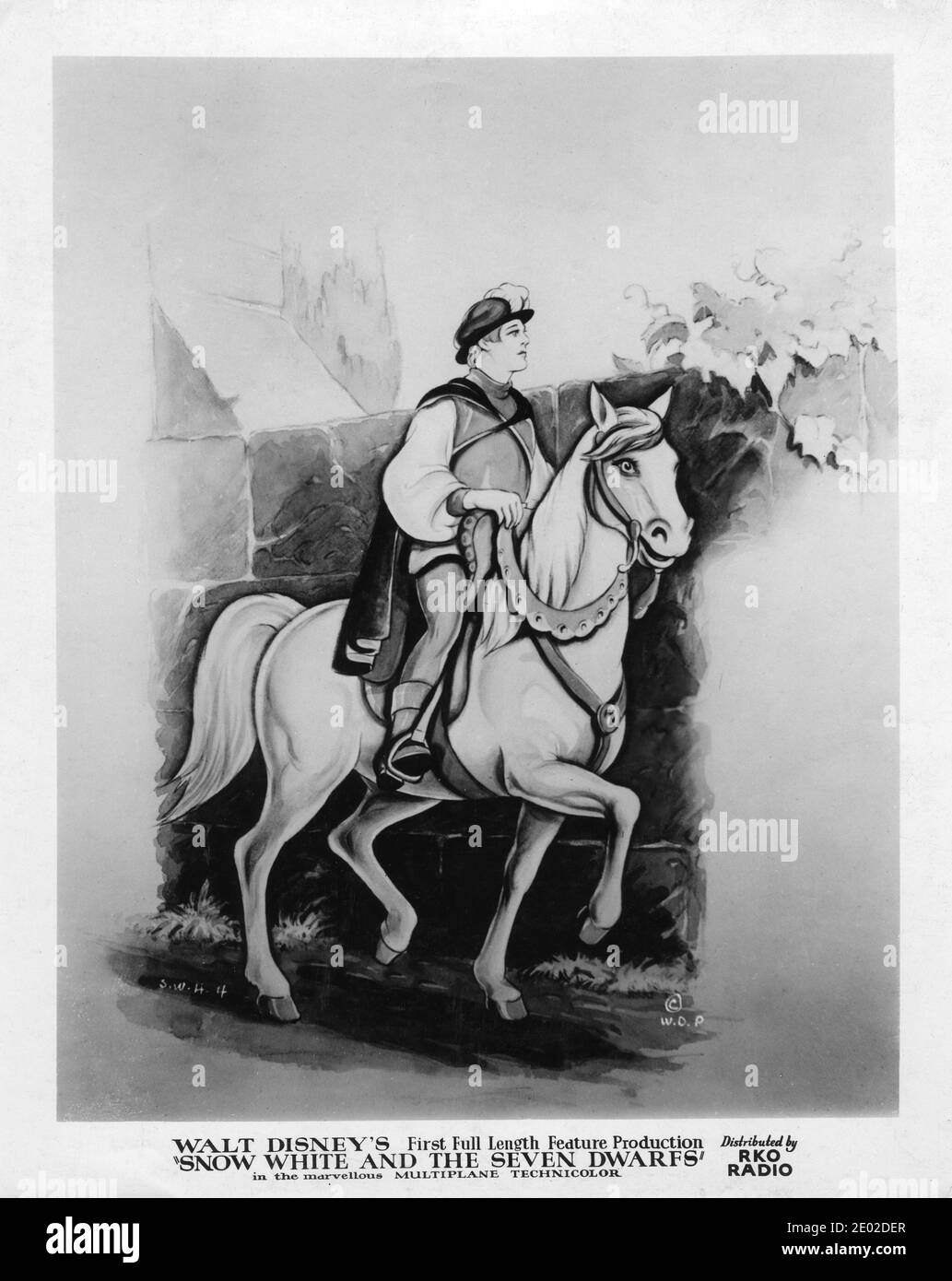 WALT DISNEY's SNOW WHITE AND THE SEVEN DWARFS 1937 supervising director ...