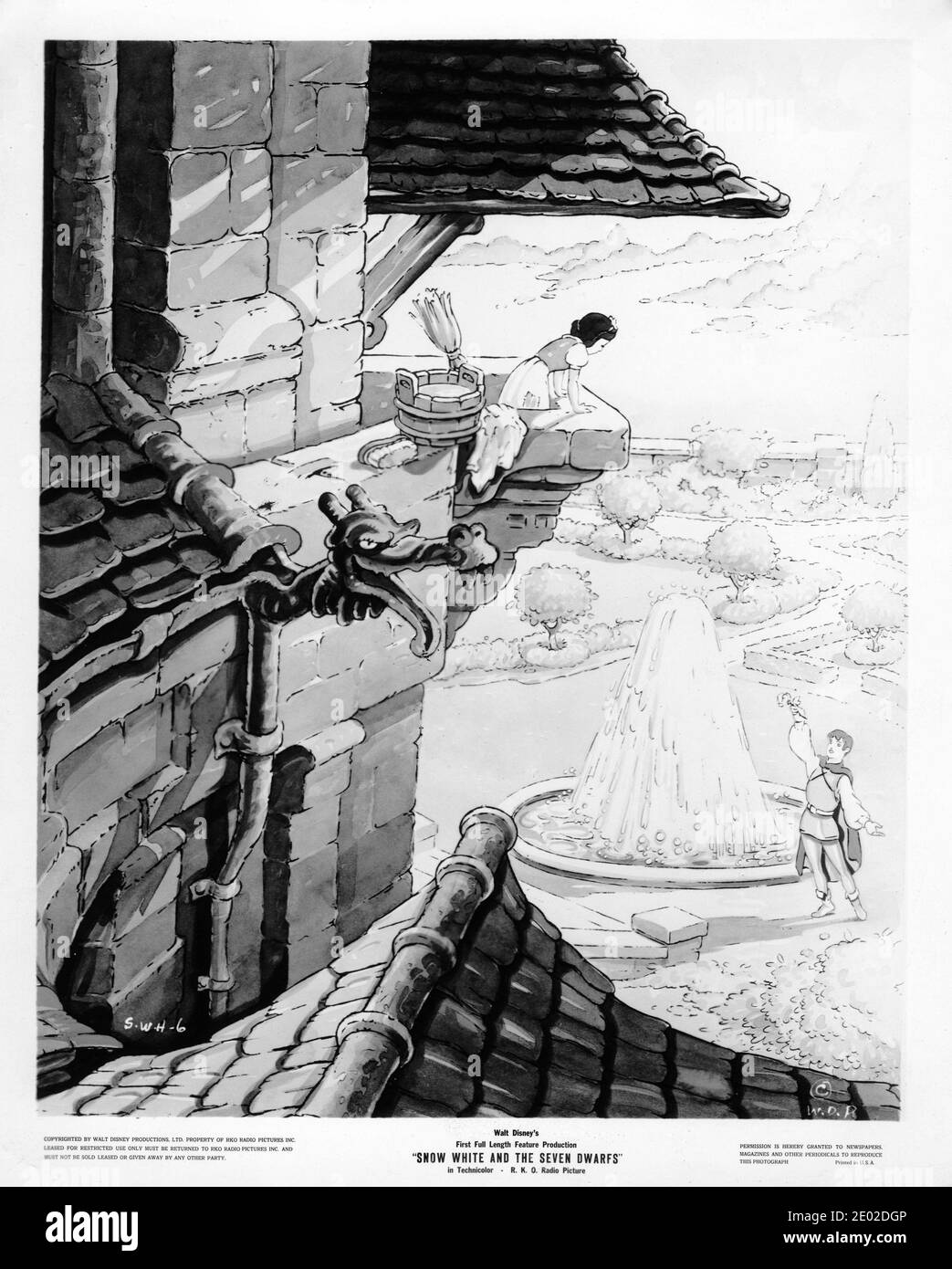 WALT DISNEY's SNOW WHITE AND THE SEVEN DWARFS 1937 supervising director ...