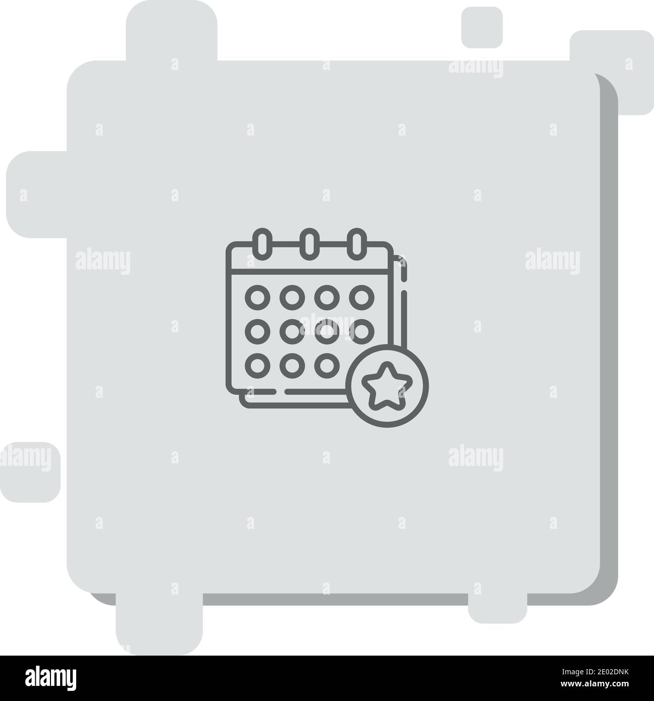 planner vector icon modern simple vector illustration Stock Vector ...