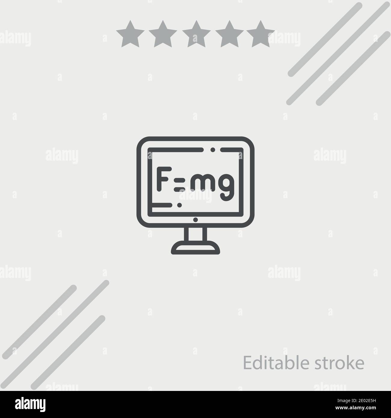 formula vector icon modern simple vector illustration Stock Vector ...