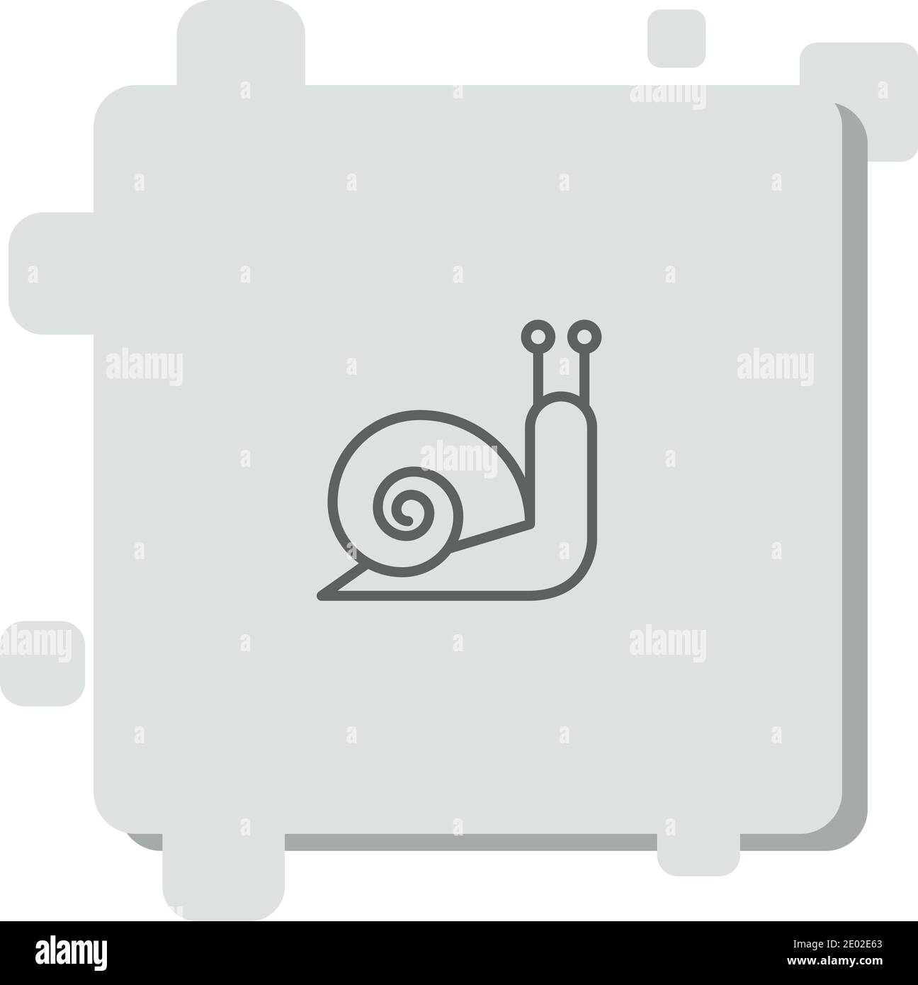 snail vector icon modern simple vector illustration Stock Vector Image ...