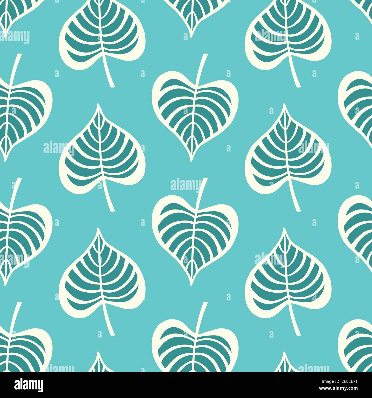 Teal leaves hi-res stock photography and images - Alamy