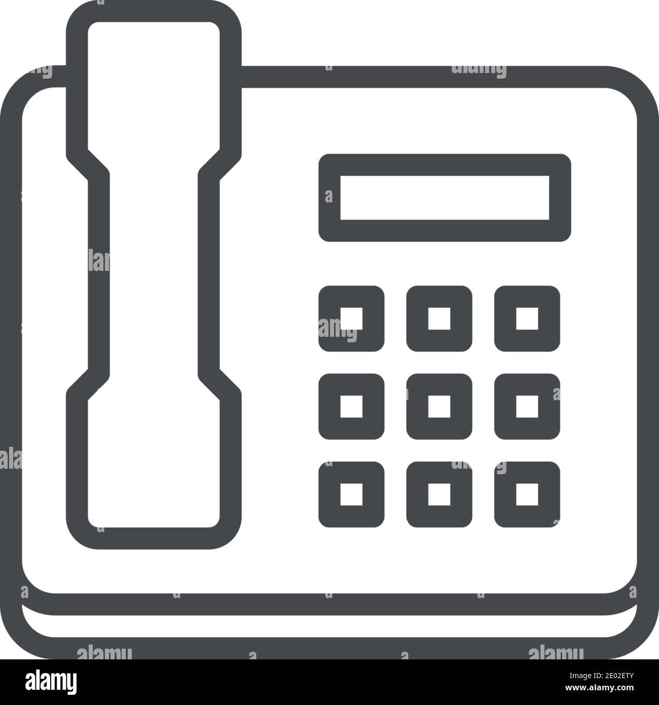 telephone vector icon modern simple vector illustration Stock Vector ...