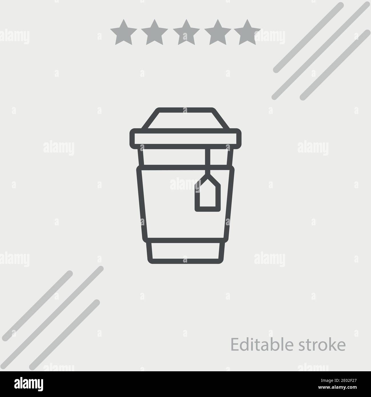 tea cup vector icon modern simple vector illustration Stock Vector ...