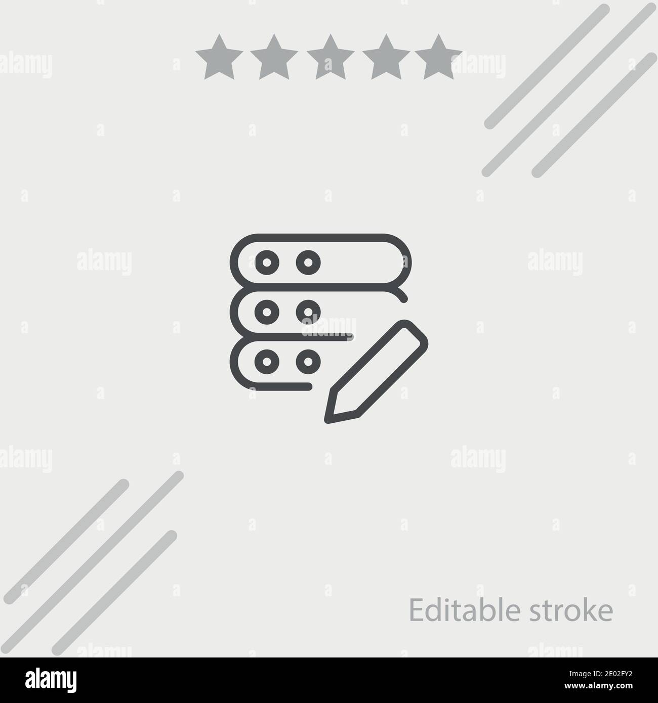 edit vector icon modern simple vector illustration Stock Vector Image ...