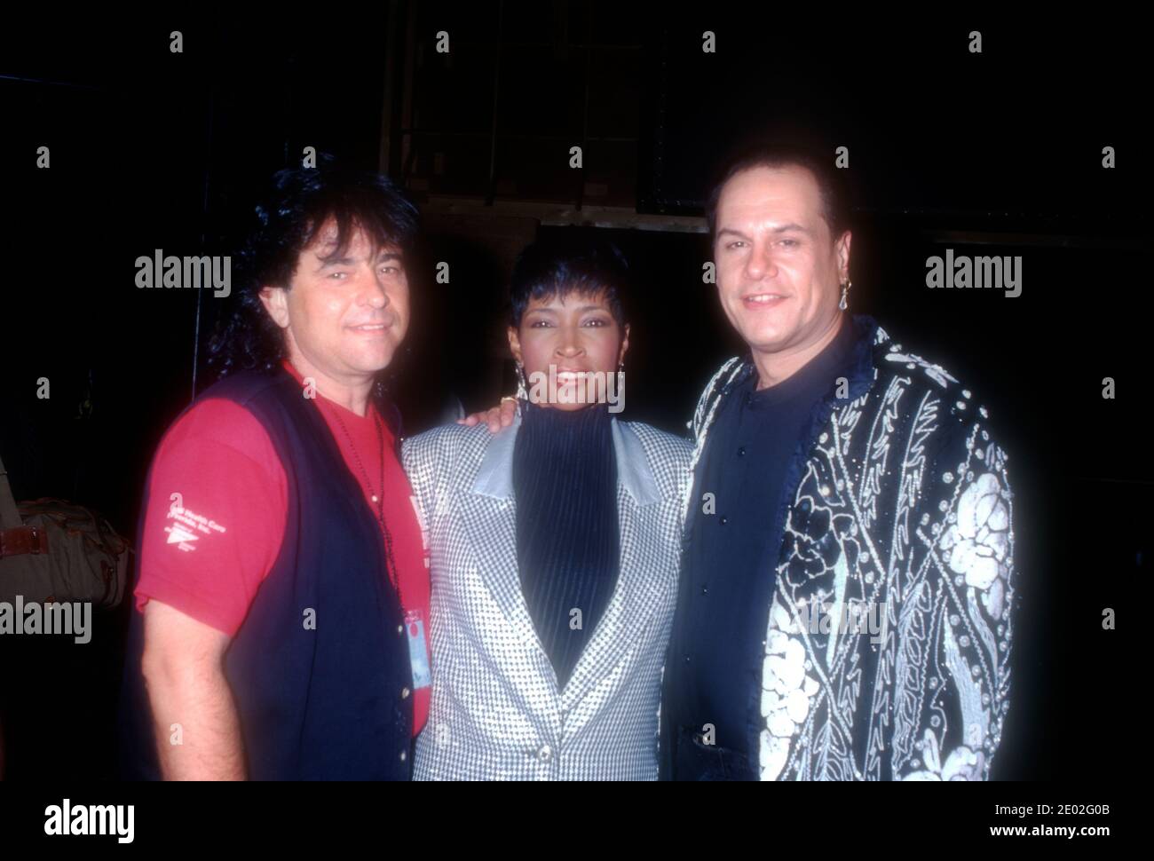 Los Angeles, California, USA 29th April 1996 (L-R) Musician Fermin ...